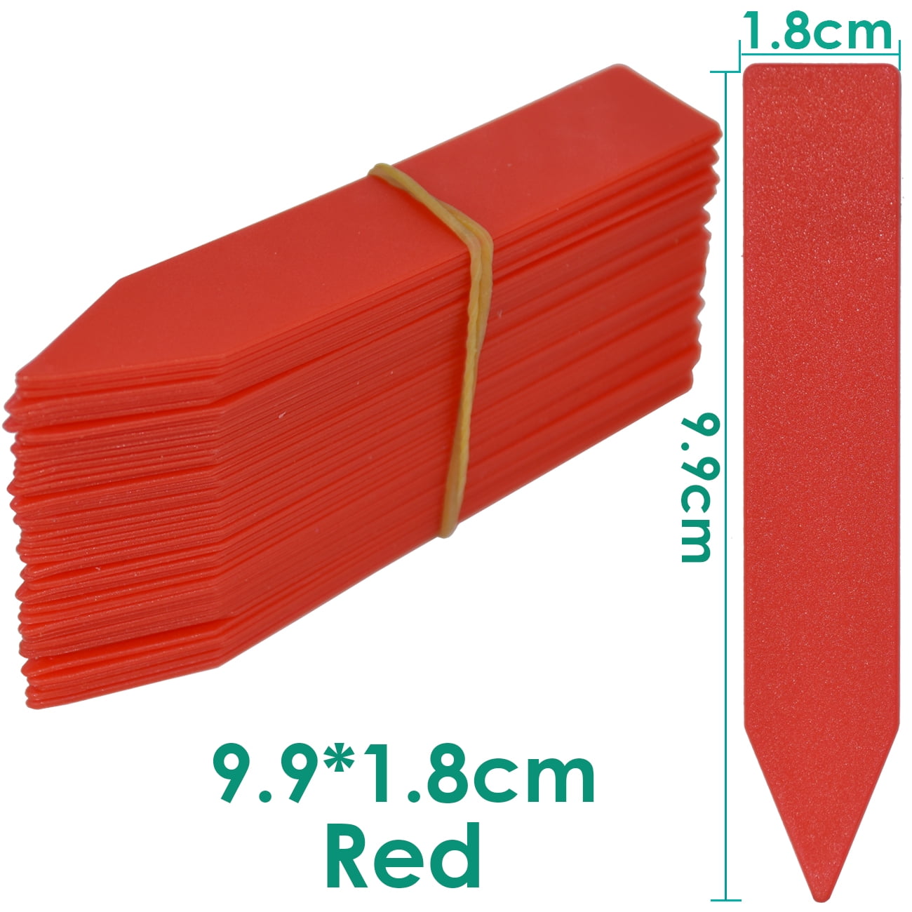 30-100pcs Garden Re-usable Plant Markers Labels Plastic T-type Sign ...