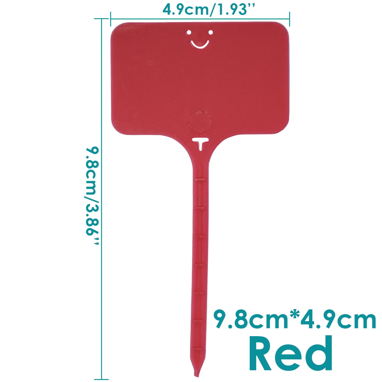 30-100pcs Garden Re-usable Plant Markers Labels Plastic T-type Sign ...
