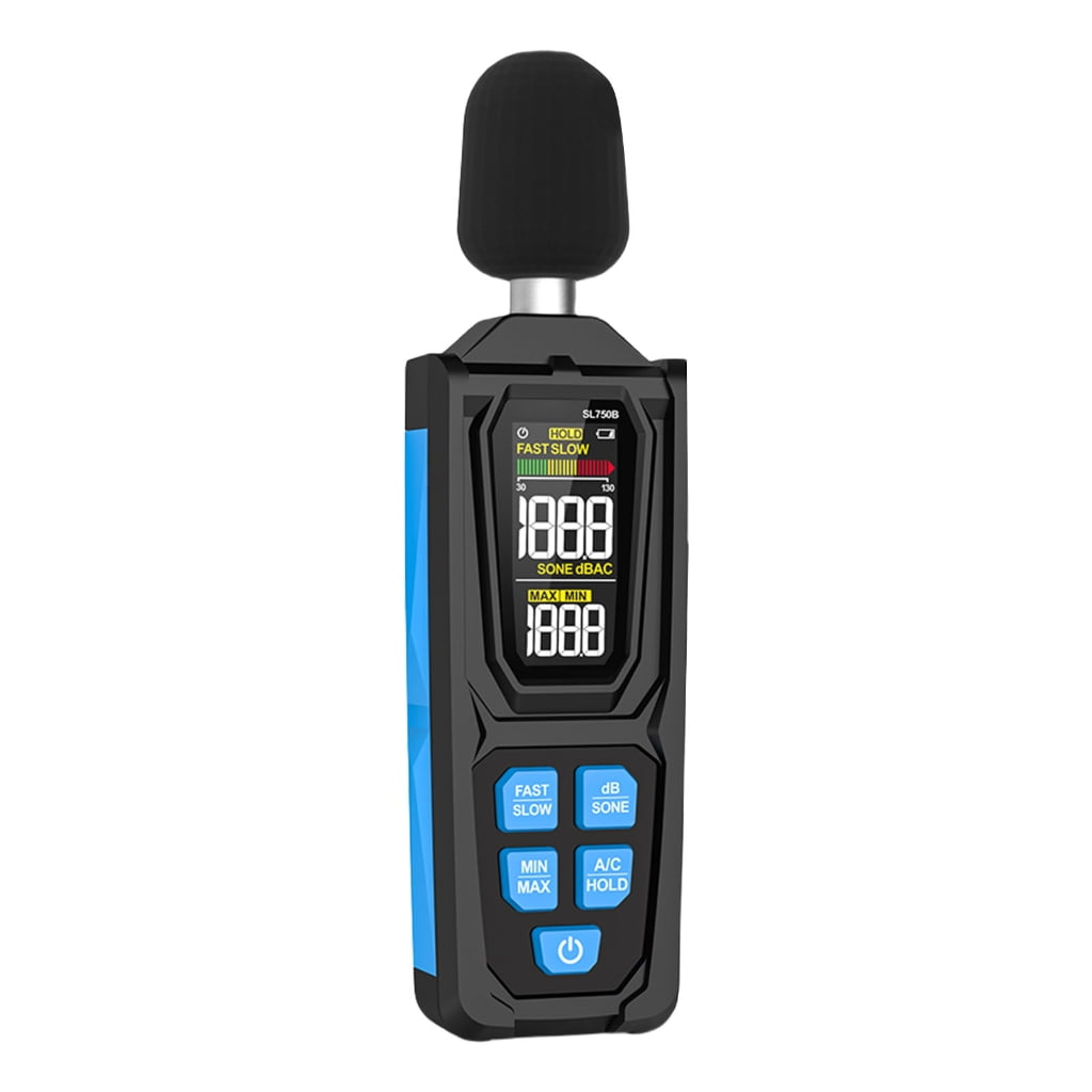30-130dB Decibel Meter Noise Measuring Instrument with A/C Weighted ...