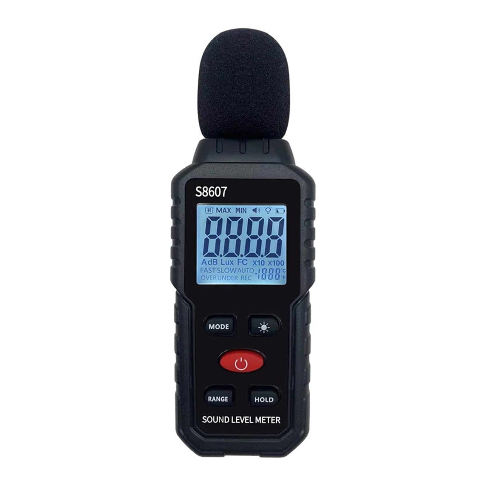 30-130dB Decibel Meter Tester Digital Noise Meter Sound Level Meter ...