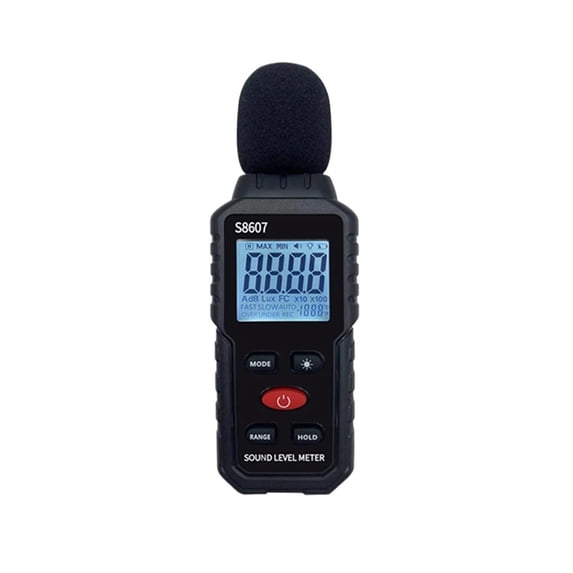 30-130dB Sound Noise Level Decibel Meter Digital Handheld Decibelimeter ...