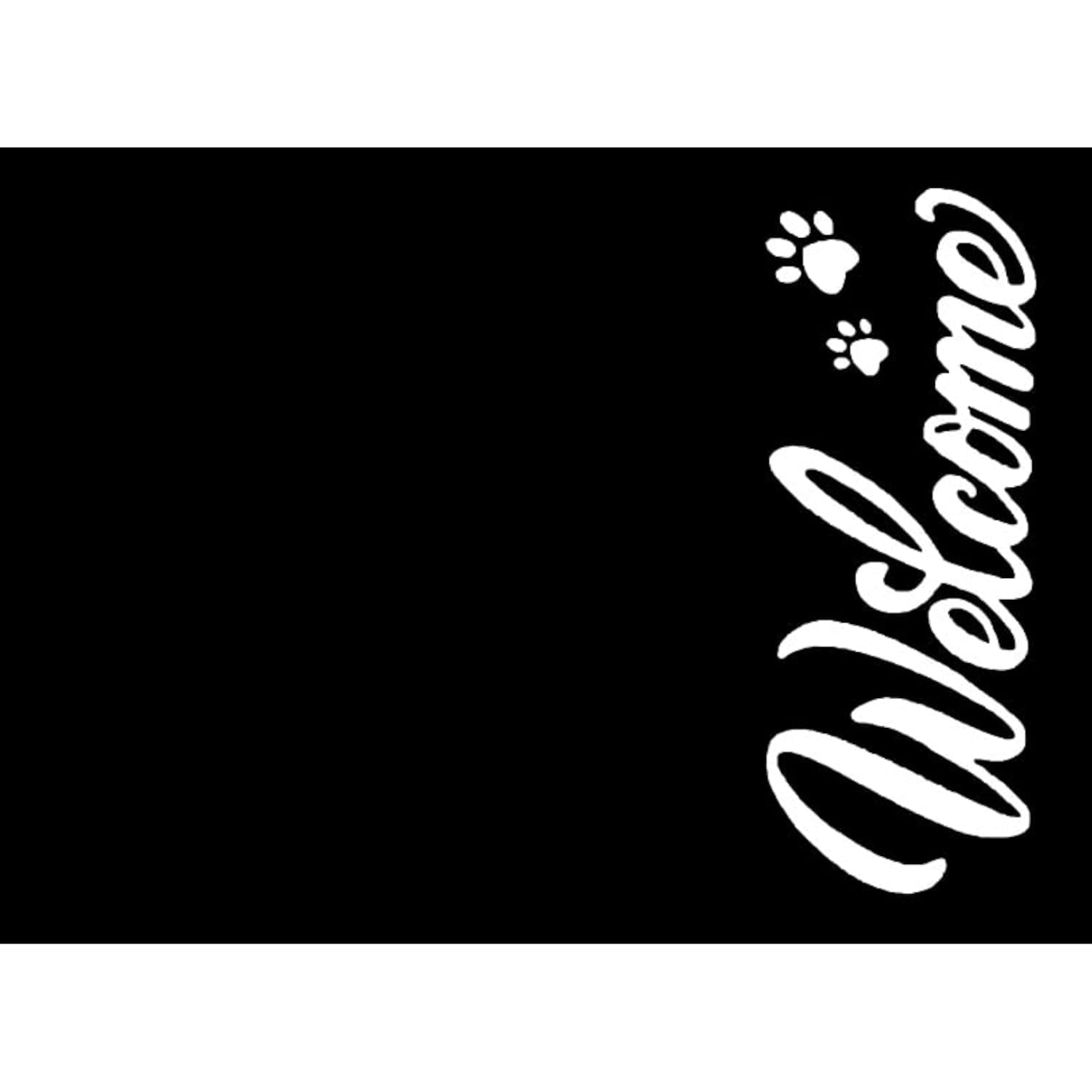 30*17inches Black Labrador Doormat Welcom Hello Dogs Lovers Funny ...