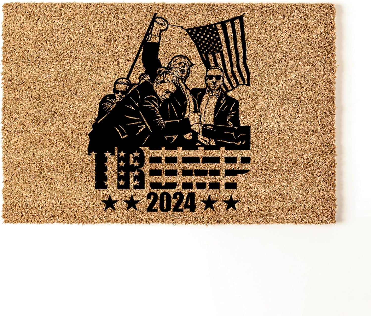 30*17inches Print American Flag Trump Doormat - Front Door Mat ...