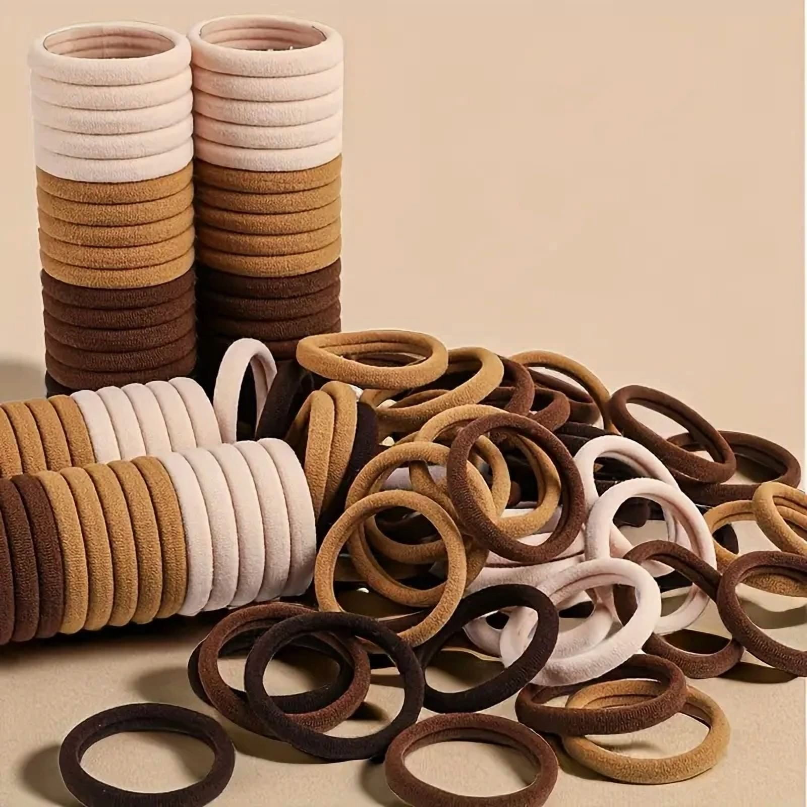 30-200pcs Hair Accessories for Women girl Basic Hair Bands Headband ...