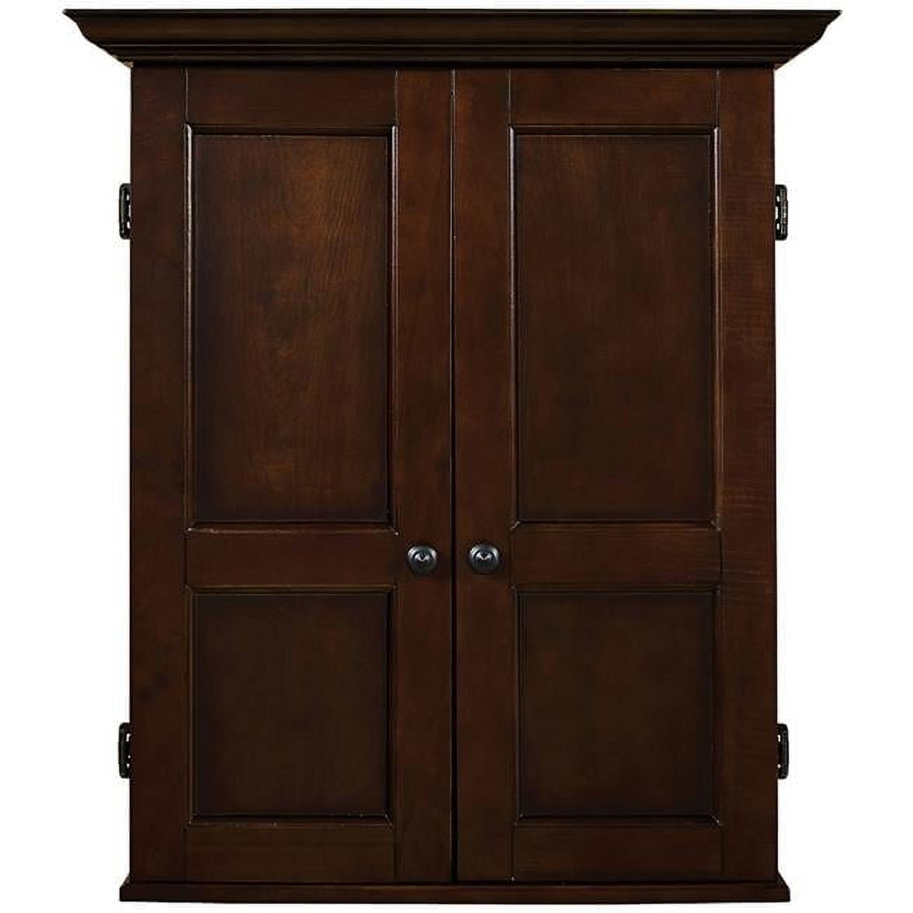 30.25 x 6 x 35 in. Dartboard Square Cabinet, Cappuccino - Walmart.com