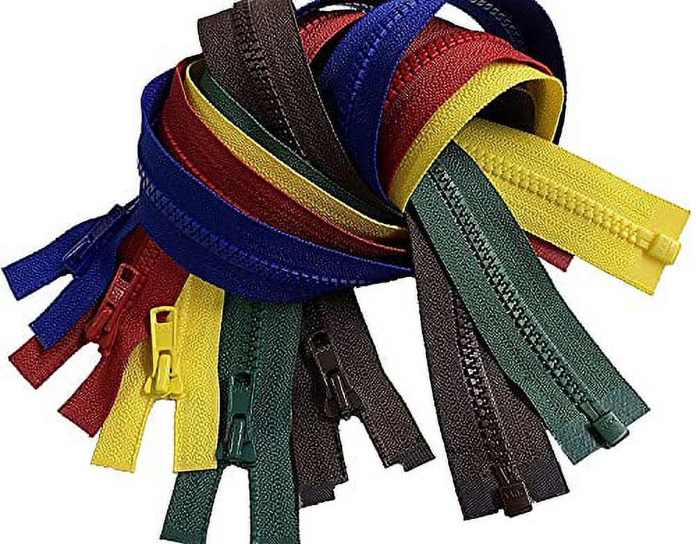 30" #3 Lightweight Vislon Separating Assortment Zippers Special ...