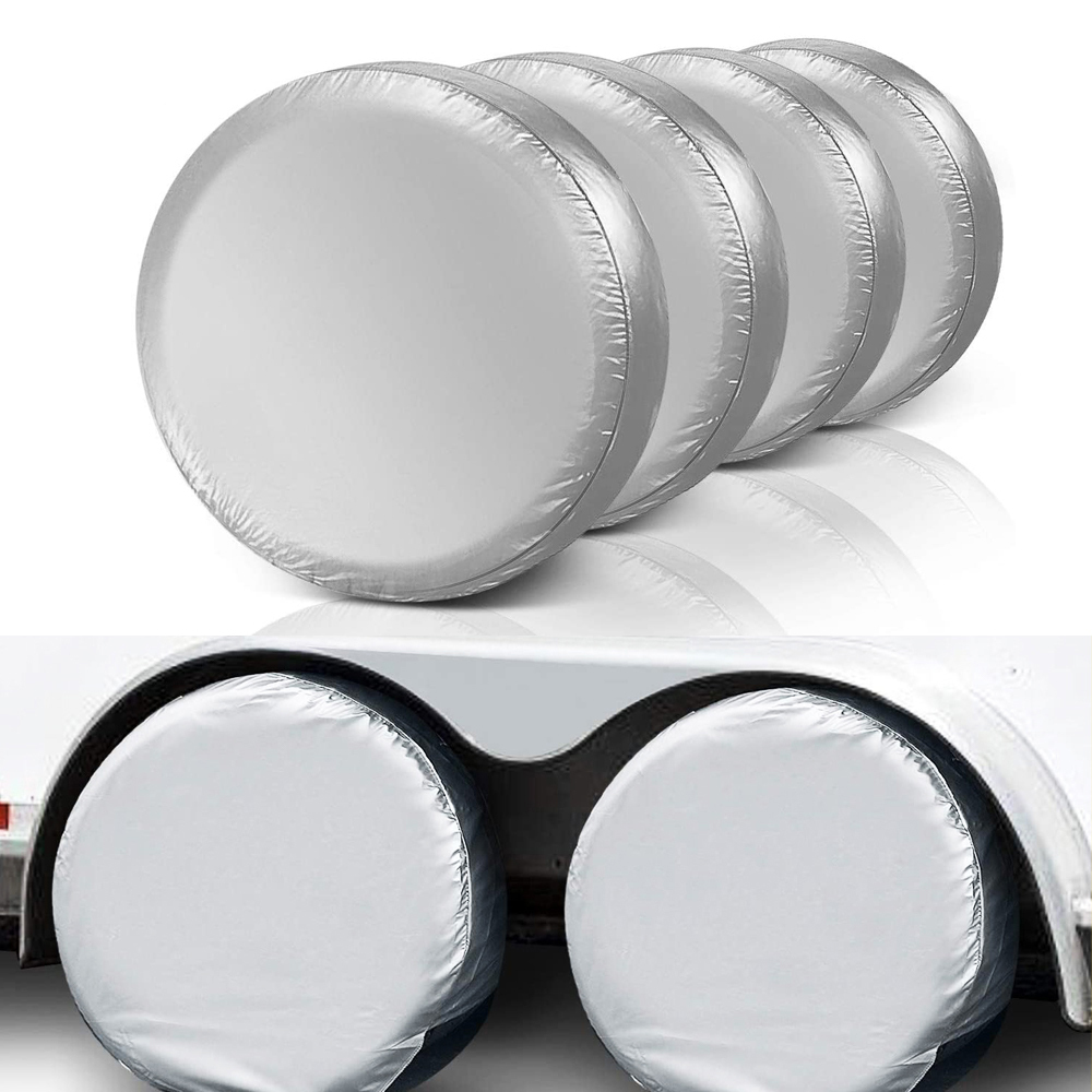 Rv Spare Tire Cover 16 inch - Cartoon Kawaii Frogs Tire Covers for Trailers, Adjustable Camper ...