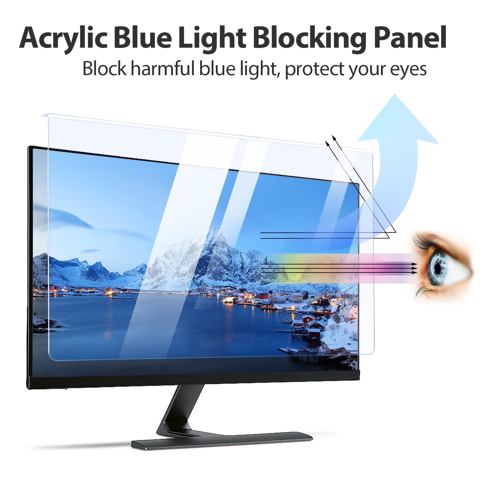 30-32 inch Computer Anti Blue Light Screen Protector, Desktop Monitor ...