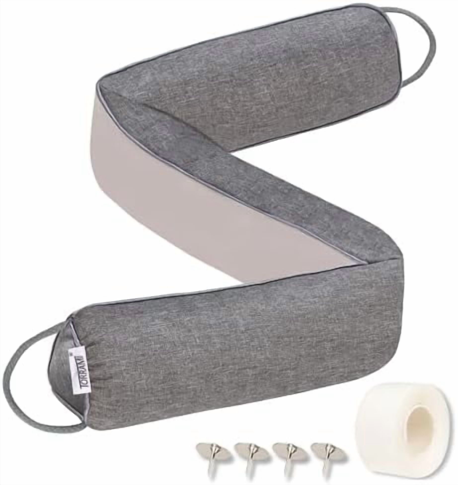 30" Door Draft Stopper for Bottom of Doors, Seal Blocks Hot Air, Noise ...