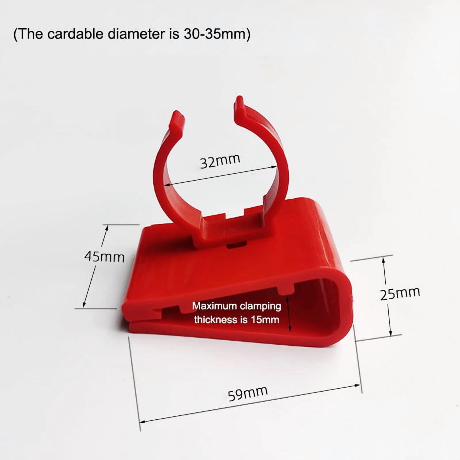 (30-35mm) Aquarium LED Light Holder Water Pipe Hose Mount Bracket Fixed ...