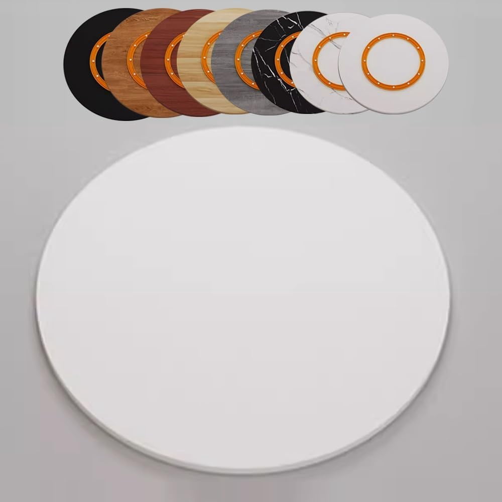 30 36 40in Large Lazy Susan Wood Turntable Dining Table Revolving Plate ...