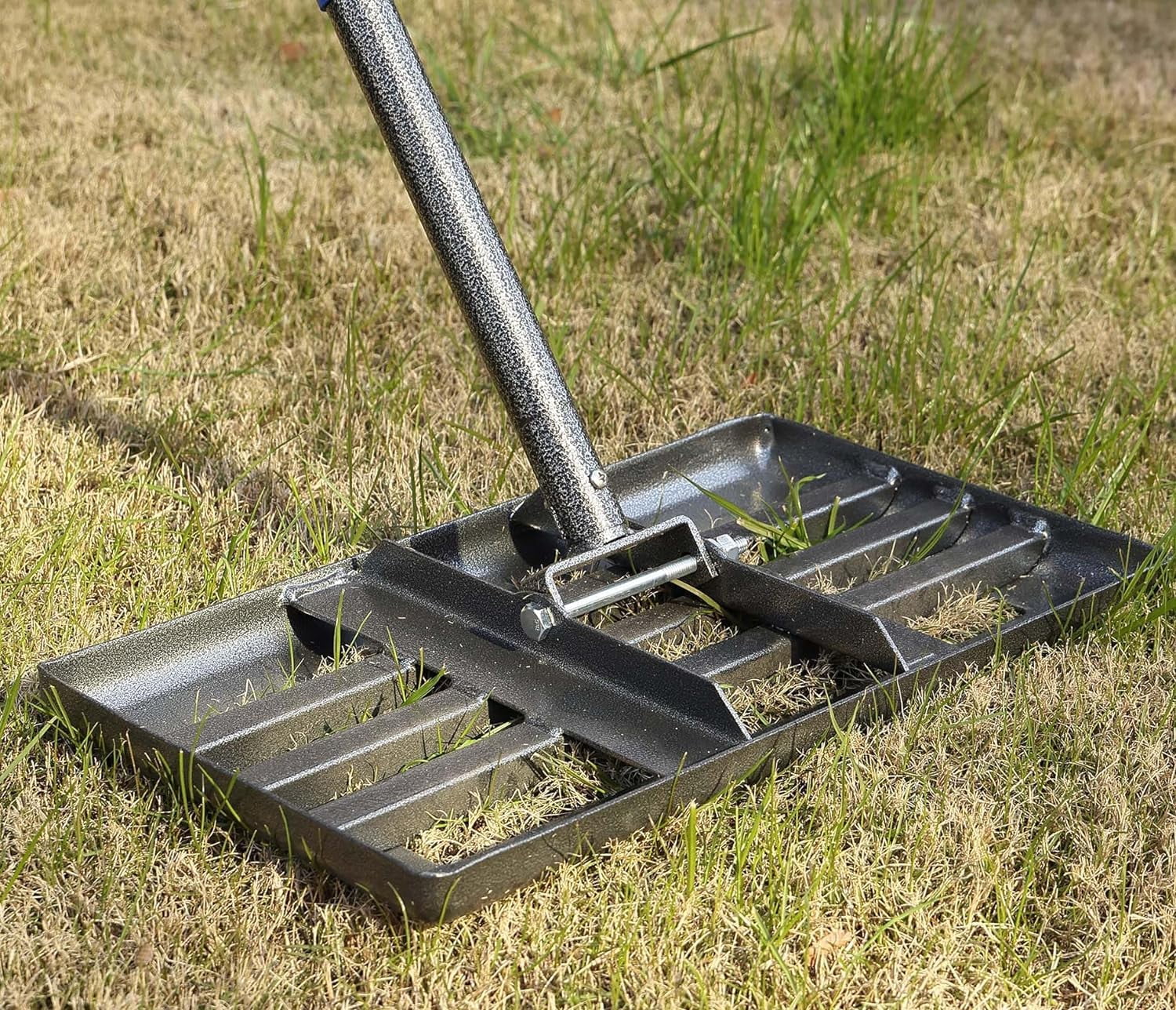 30"/36"/48" Heavy-Duty Steel Lawn Leveling Rake with 180° Flexible ...