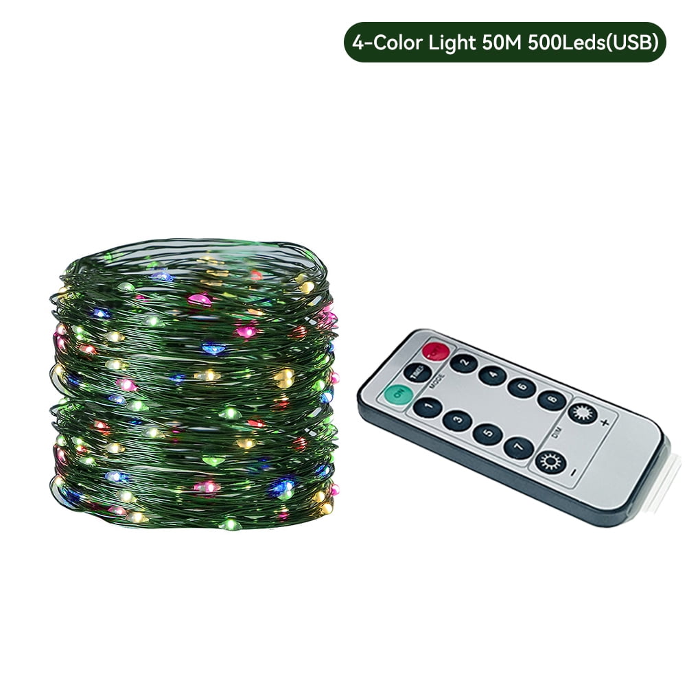 30/40/50m Christmas Tree Decoration LED String Lights USB String Lights ...