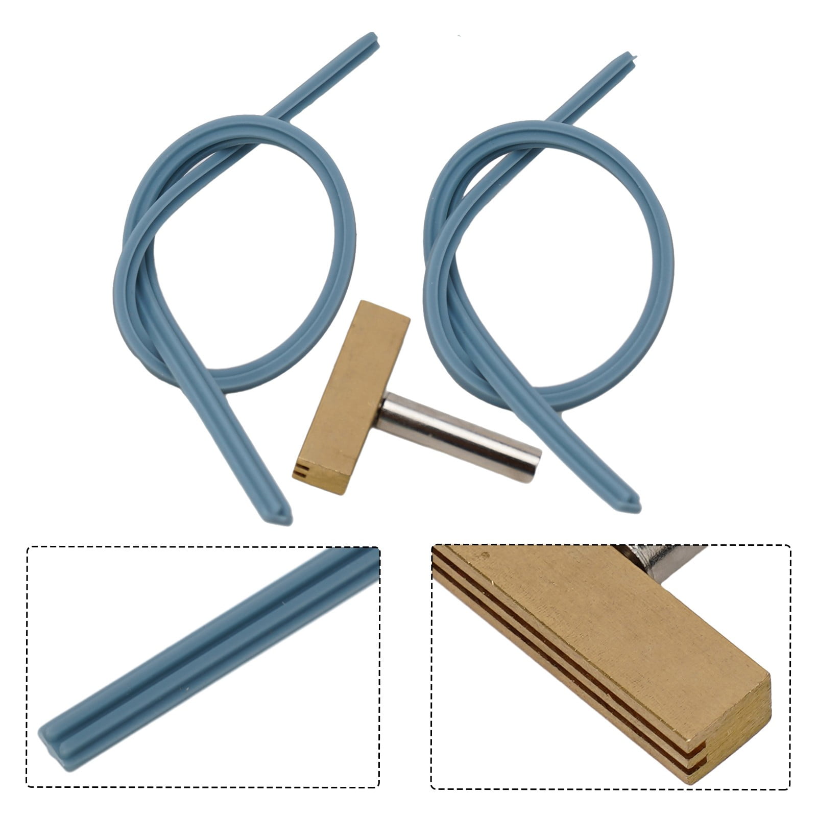 30/40/60W Soldering Iron Copper T-Type Head + Hot Pressing Cable for ...