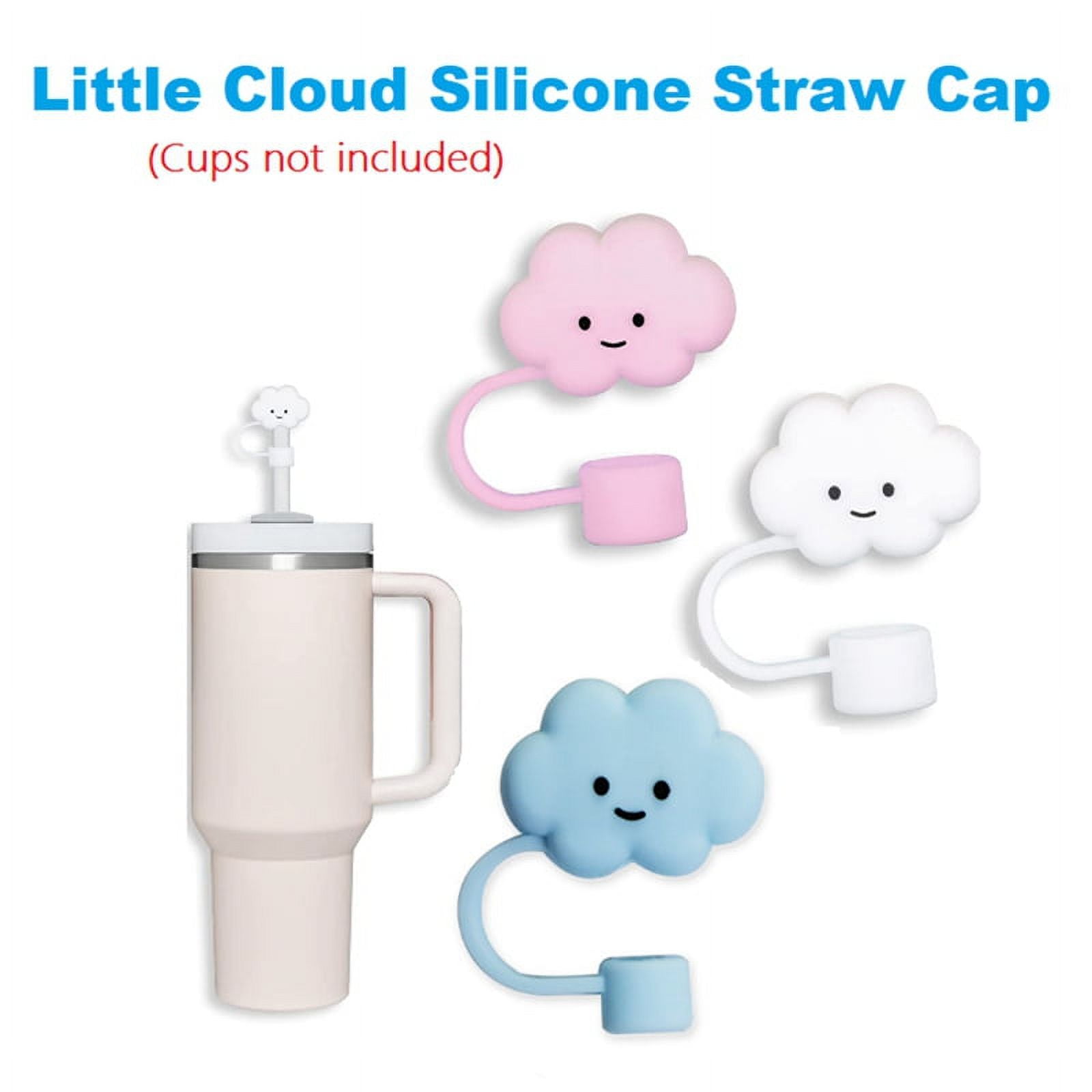 30&40Oz Tumbler Straw Cover 8mm Cloud Shape Straw Covers Cap Cute ...