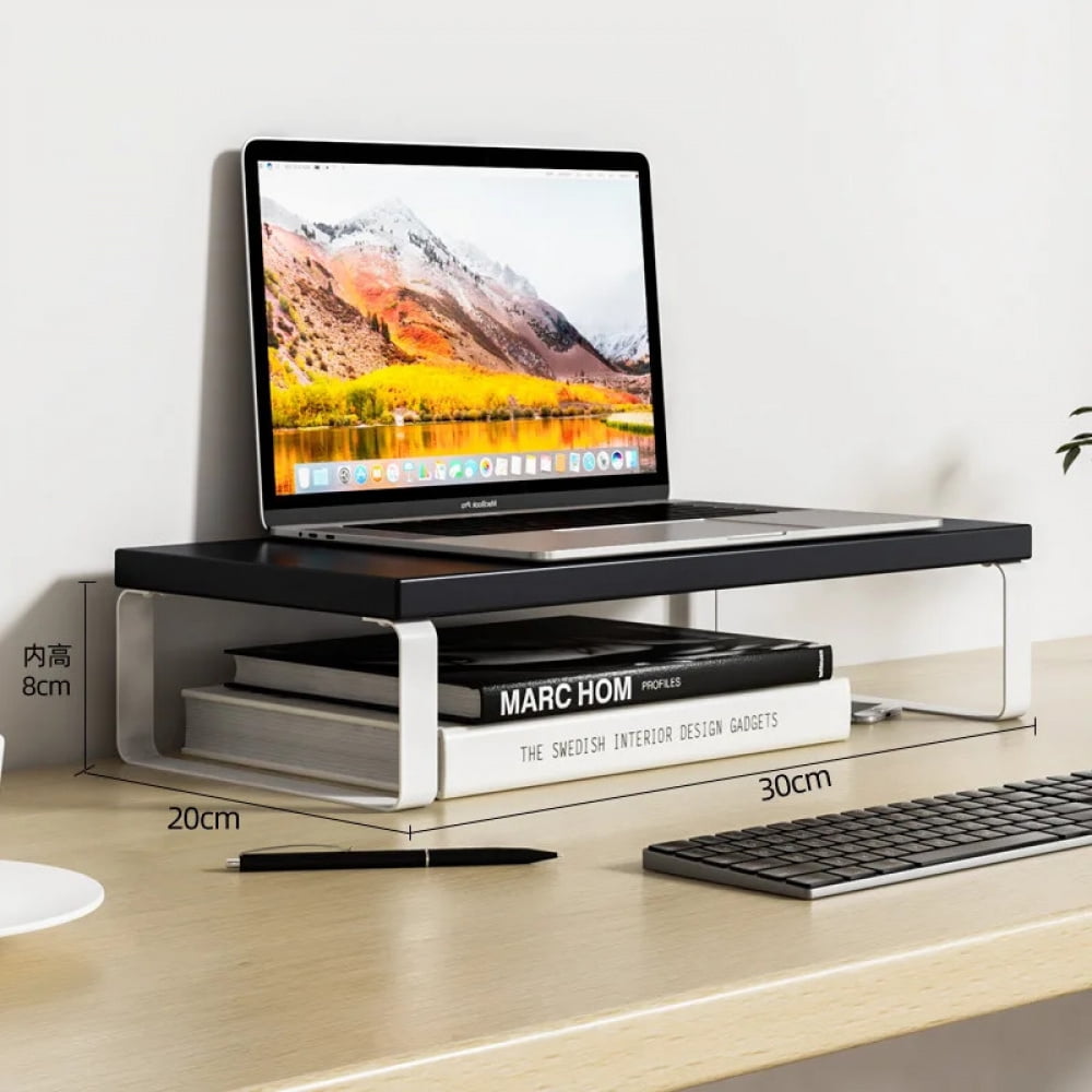 30/40cm Monitor Raising Stand Base Bracket Desktop Computer Heightening ...