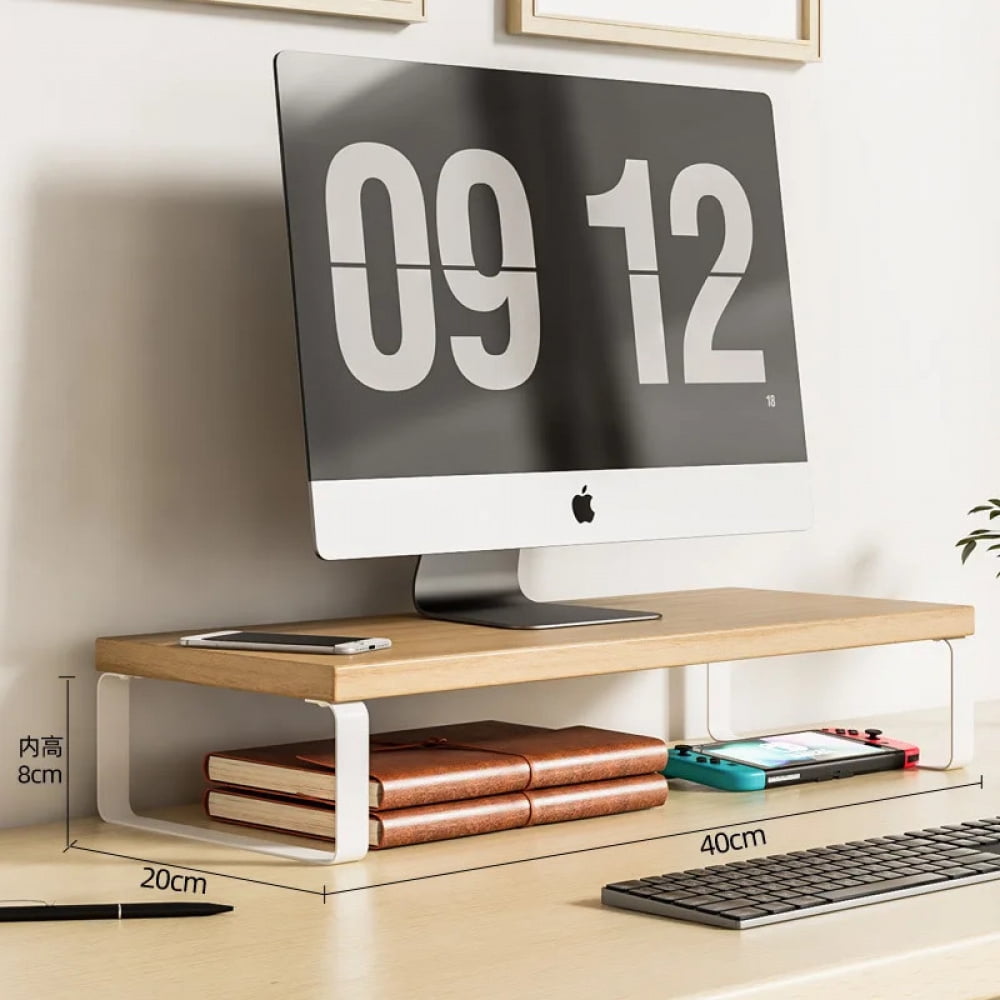 30/40cm Monitor Raising Stand Base Bracket Desktop Computer Heightening ...