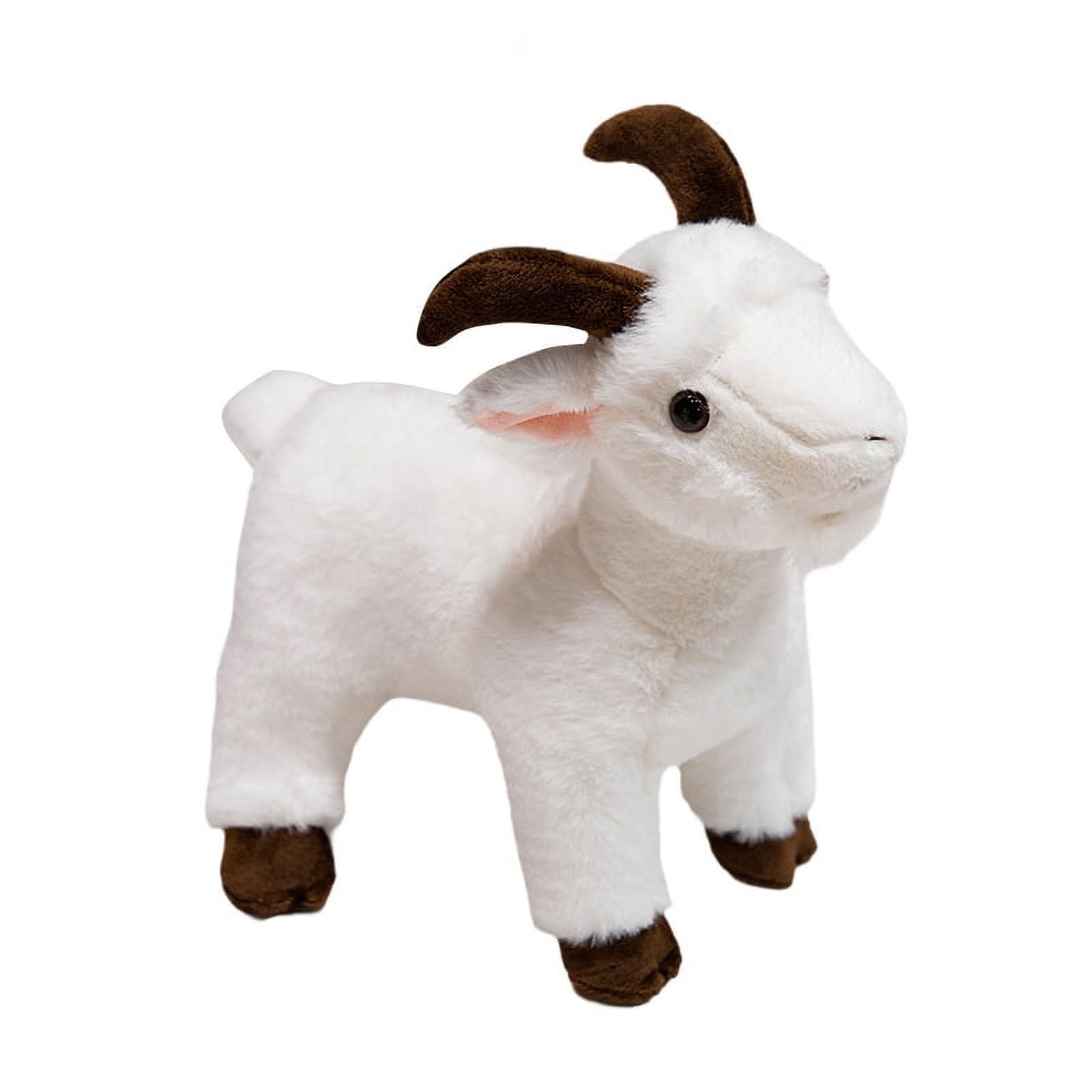 30/40cm Ranch Animal Series Soft Cute Simulation Black White Goat ...