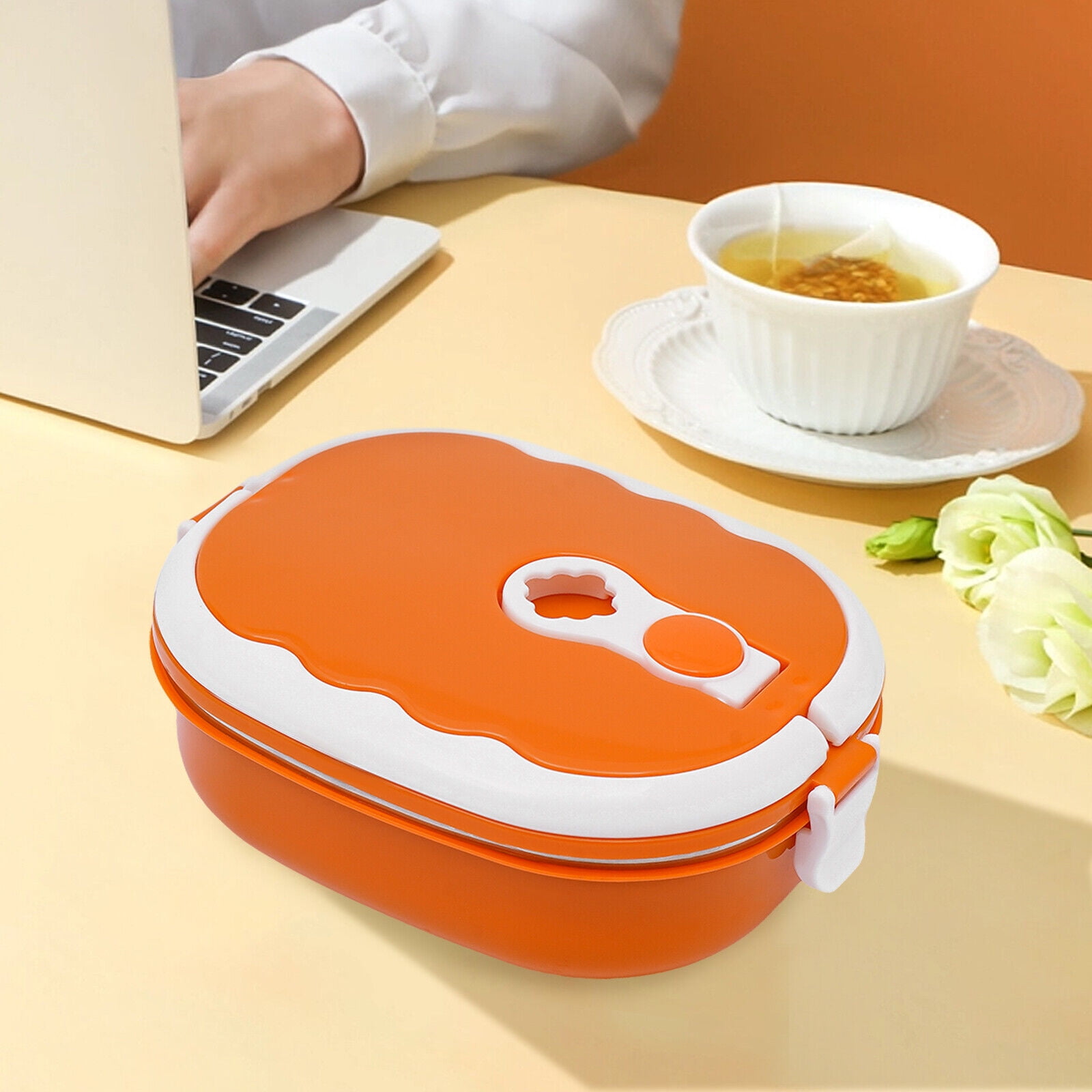 30.44oz Warmer Lunch Box, Modern Portable Food Container,Stainless ...