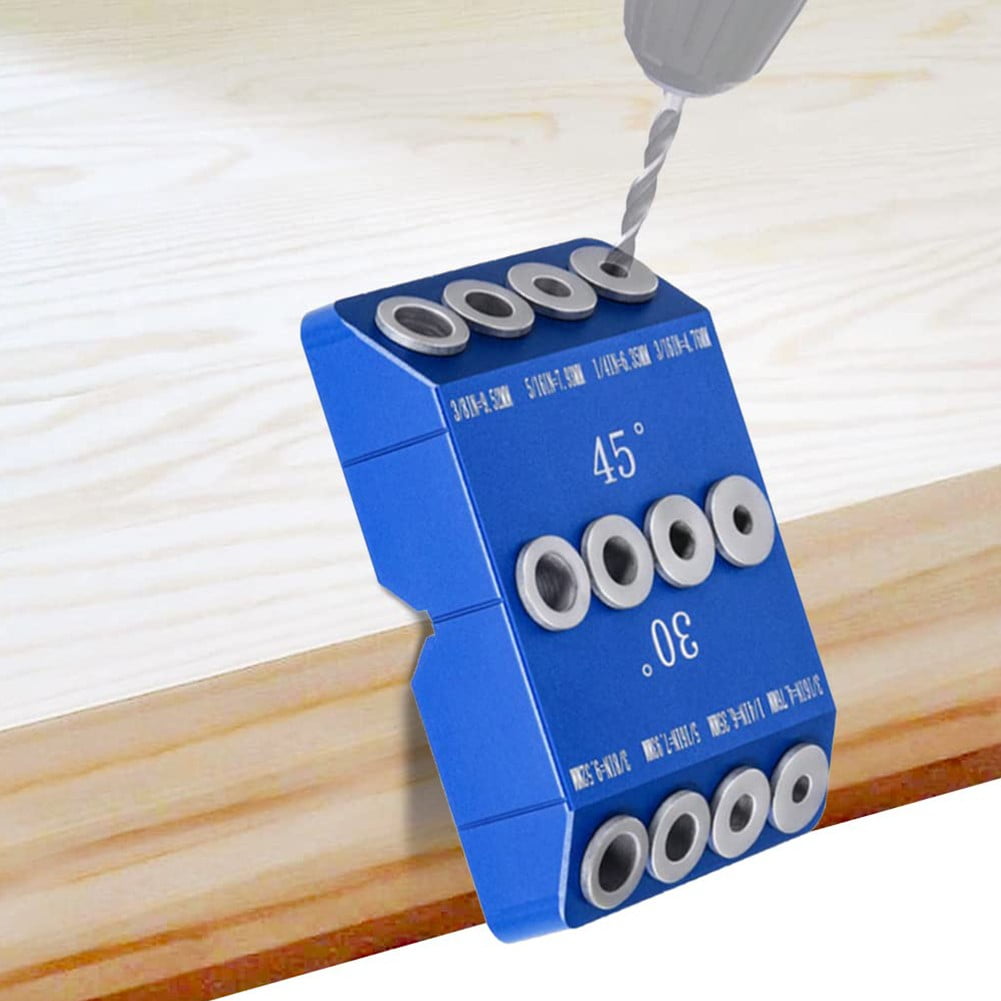 30 45 90 Degree Angle Drill Guide For Angled/Straight Holes 4 Sizes ...