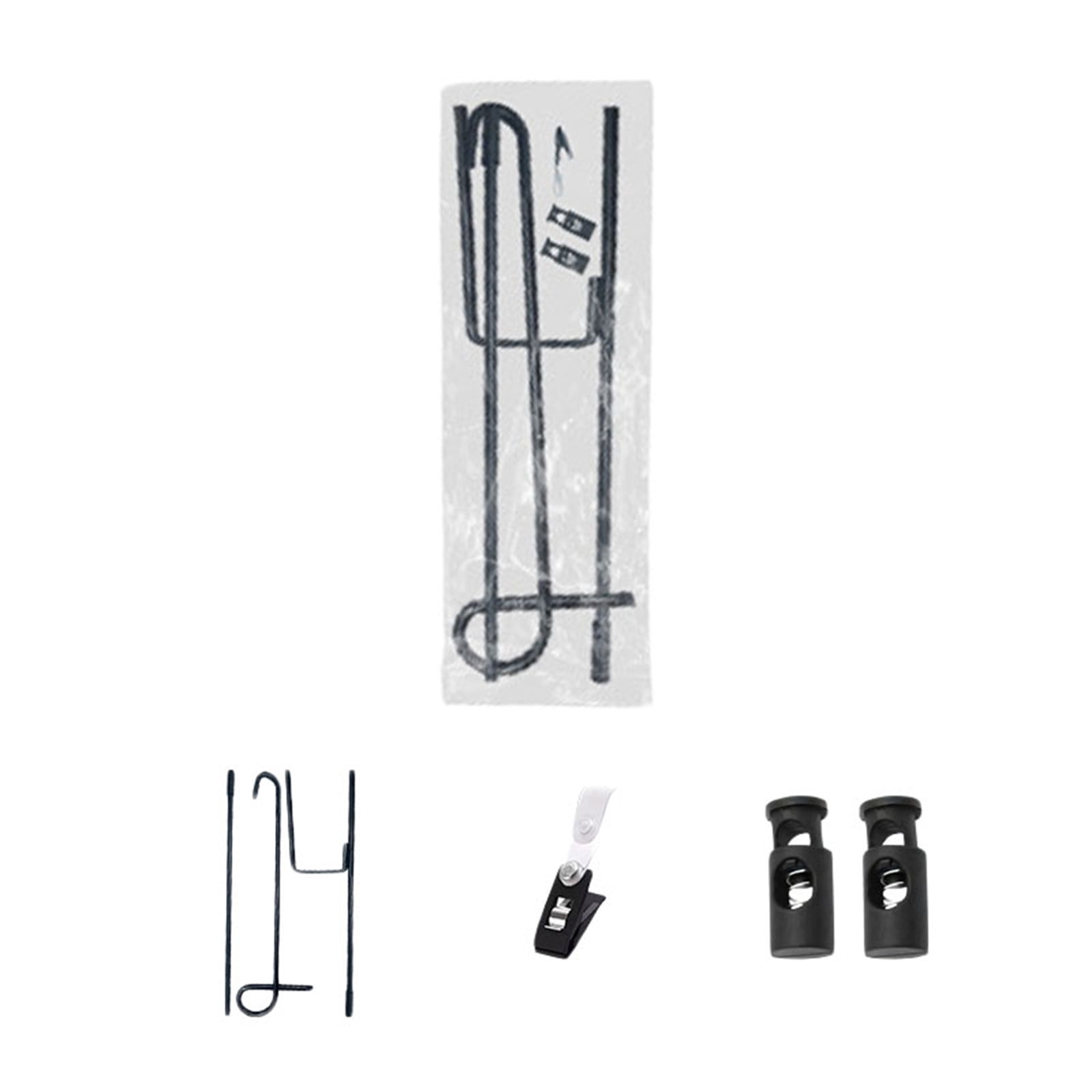 30*45cm Garden Flag Holder Stand, Weather-Proof Yard Flag Pole Black ...