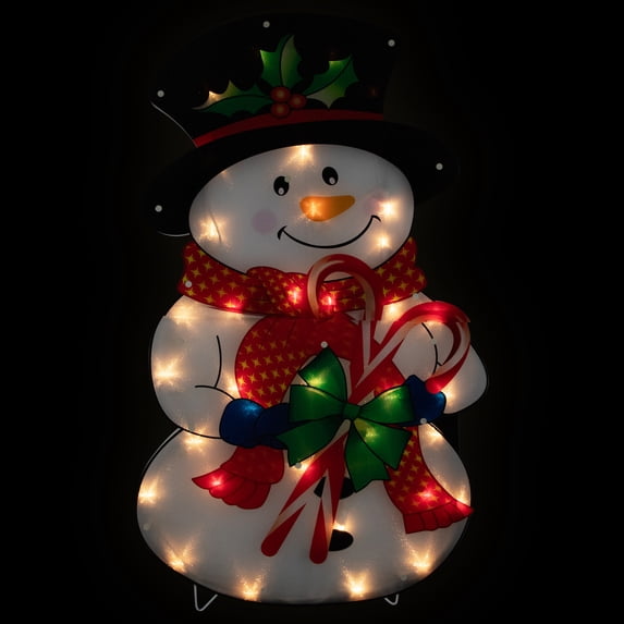 Free Shipping! Northlight 30.5 Inch Lighted Snowman Holiday Yard Decor ...