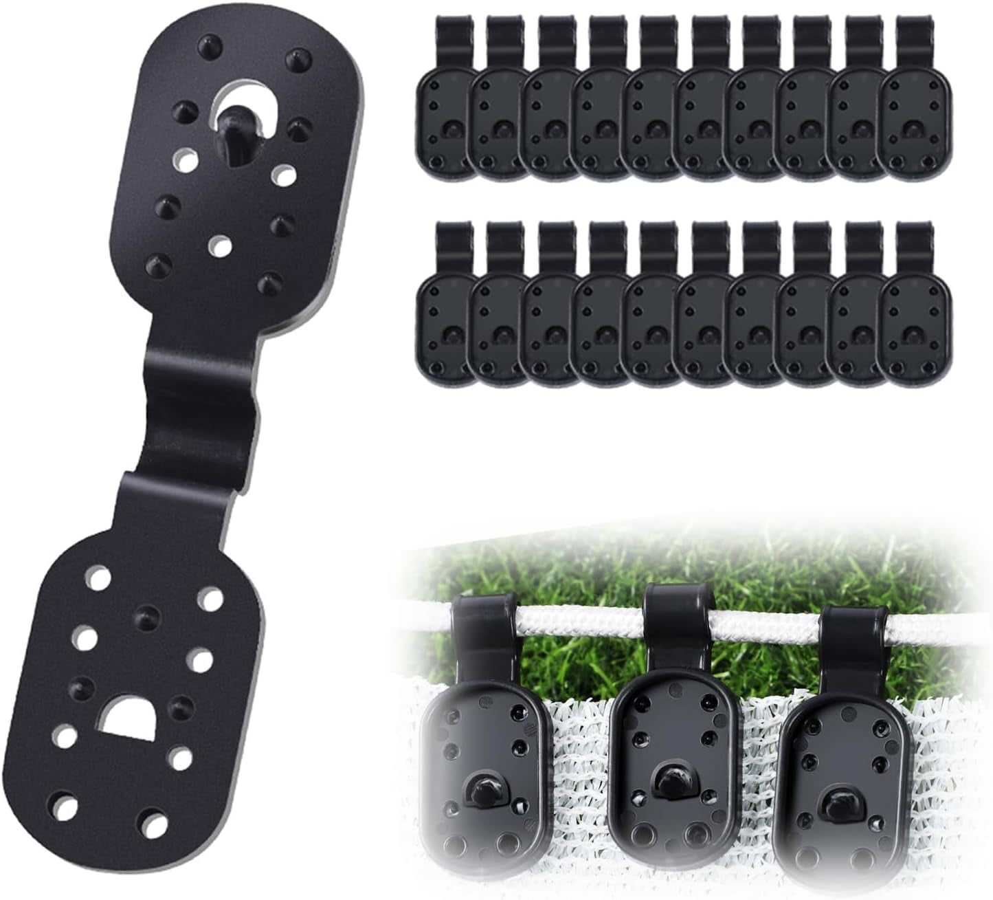 30/50/100 Pcs Shade Cloth Clips,2025 Shade Cloth Tarp Clips with ...