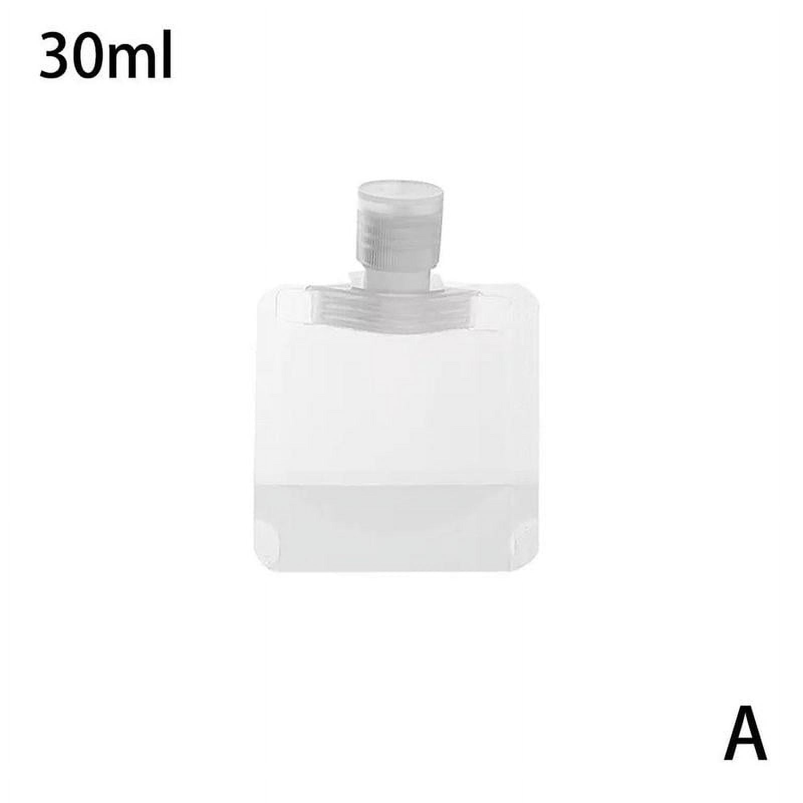 30/50/100ML Travel Empty Plastic Sample Flip Cap Bag Kit Liquid ...