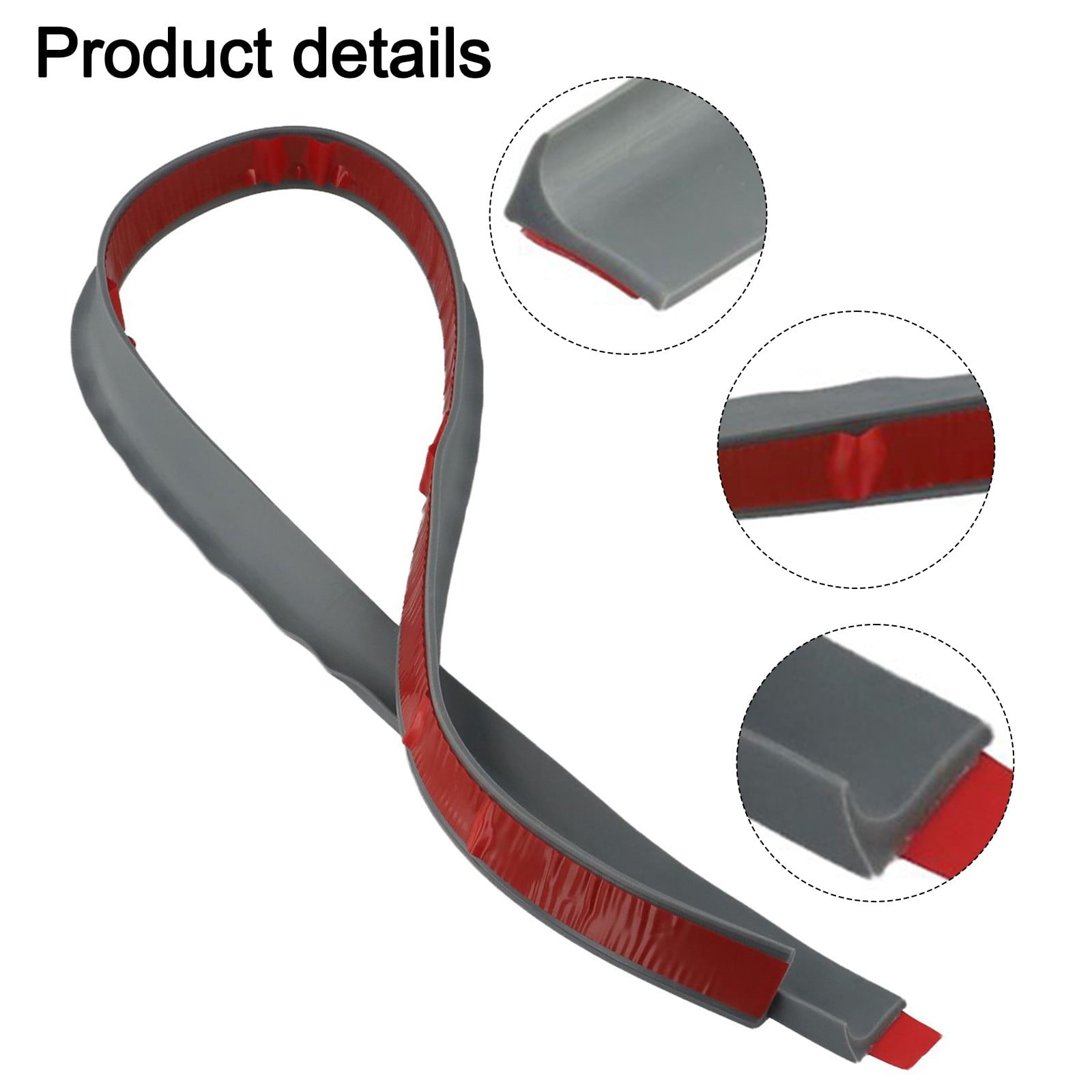 30/50/80/100/200cm Silicone Bathroom Water Barrier Shower Retention ...
