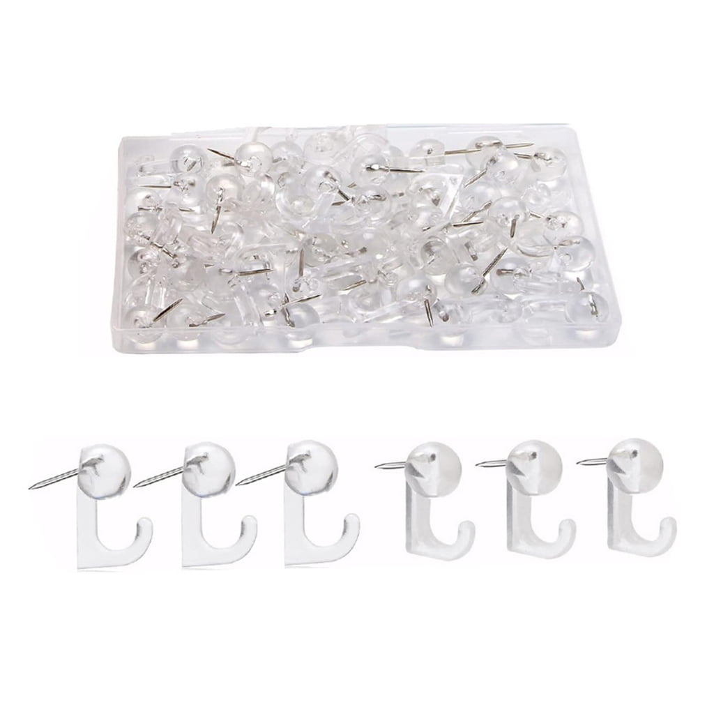 30/50 Pcs Push Pin Hooks Thumb Tacks Decorative Wall Push Pins with ...