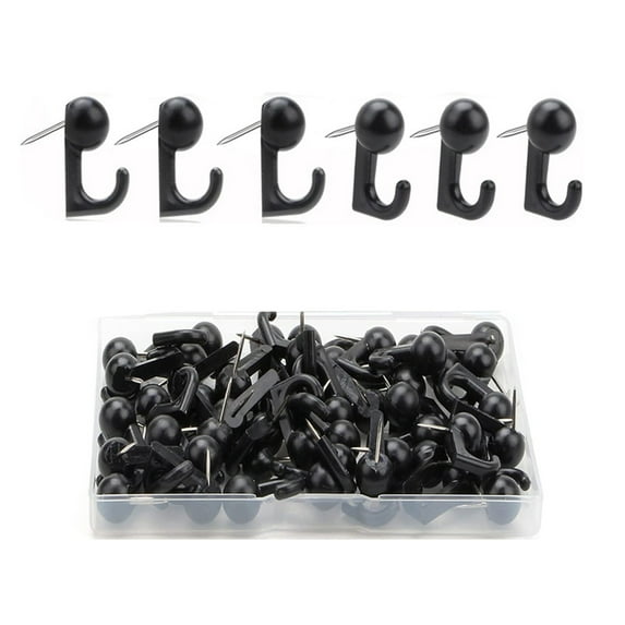 30/50 Pcs Push Pin Picture Hooks Cork Board Hooks Bulletin Board Hooks ...
