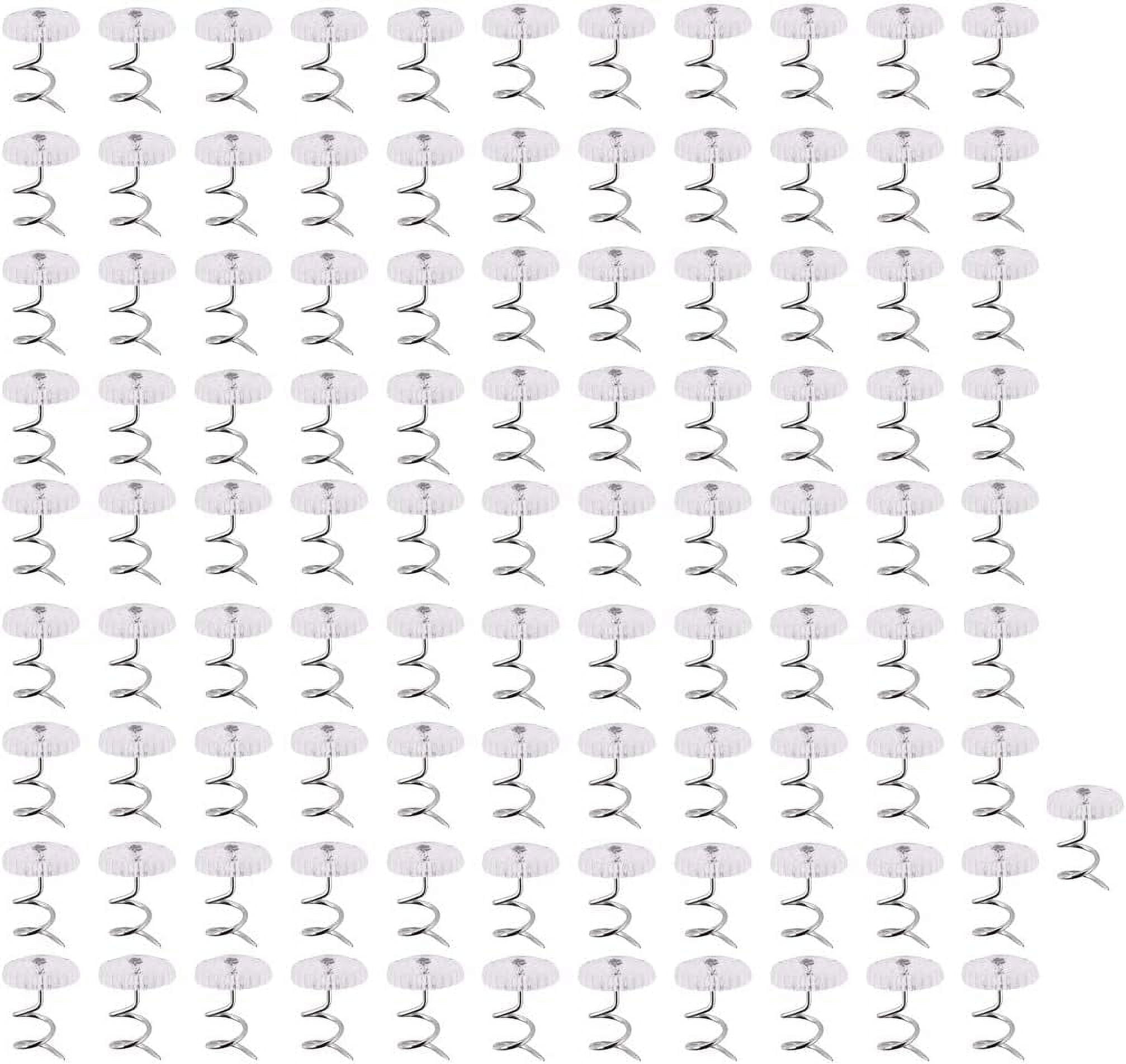 30/50 pcs Twist Pins, Clip Fastener, Upholstery Plastic Nail, Spiral ...