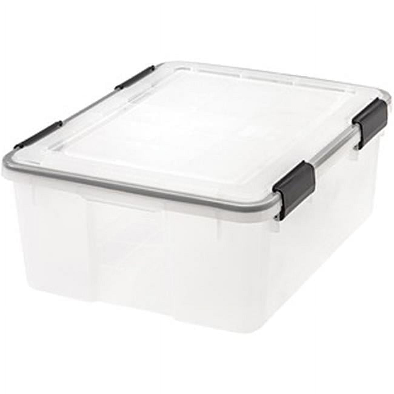 30.6 qt. Heavy Duty Weathertight Storage Box - Pack of 6 - Walmart.com