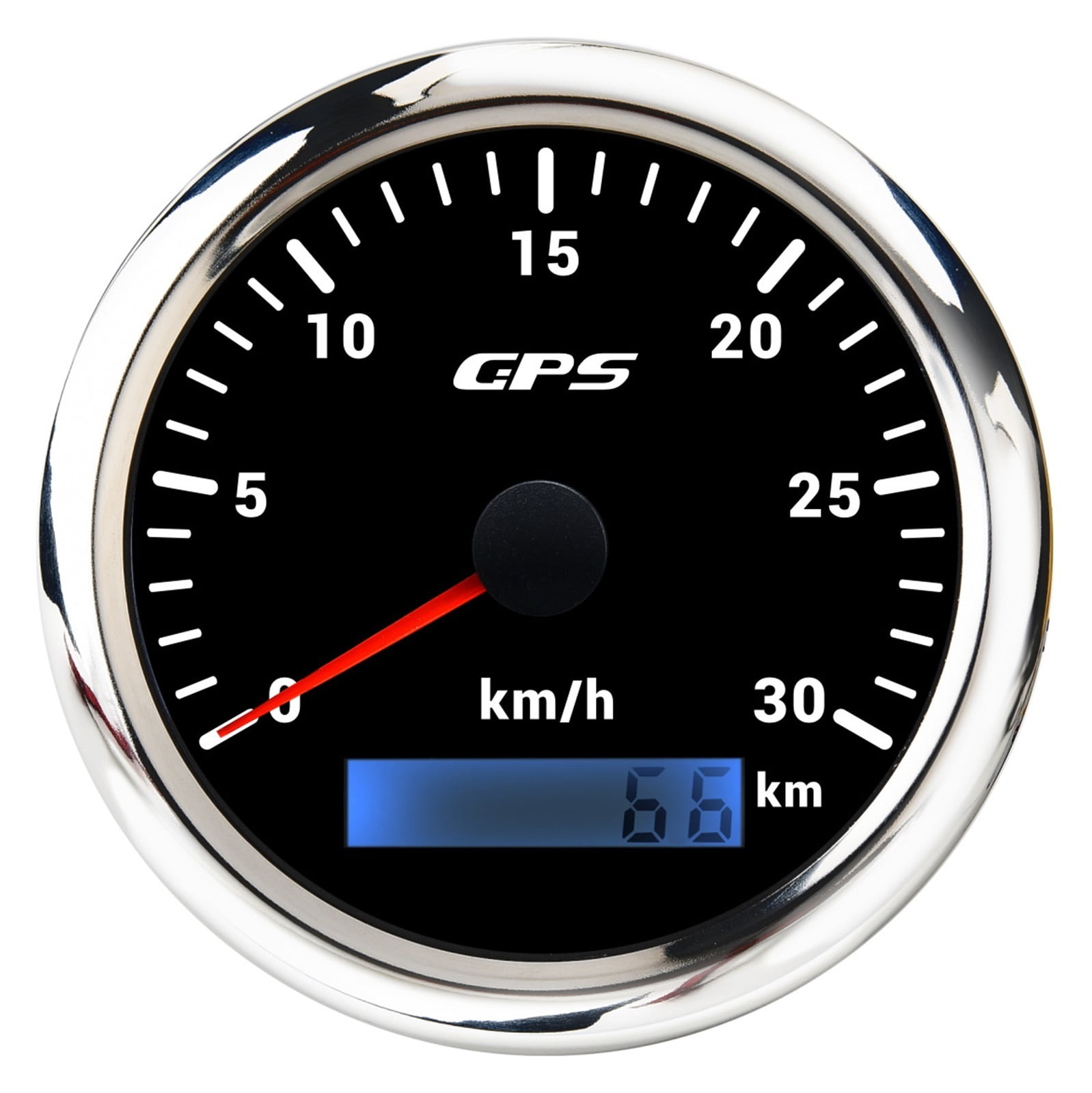 30/60/120/200KM/H Car GPS Speedometer Gauge With GPS Antenna 7 Color ...