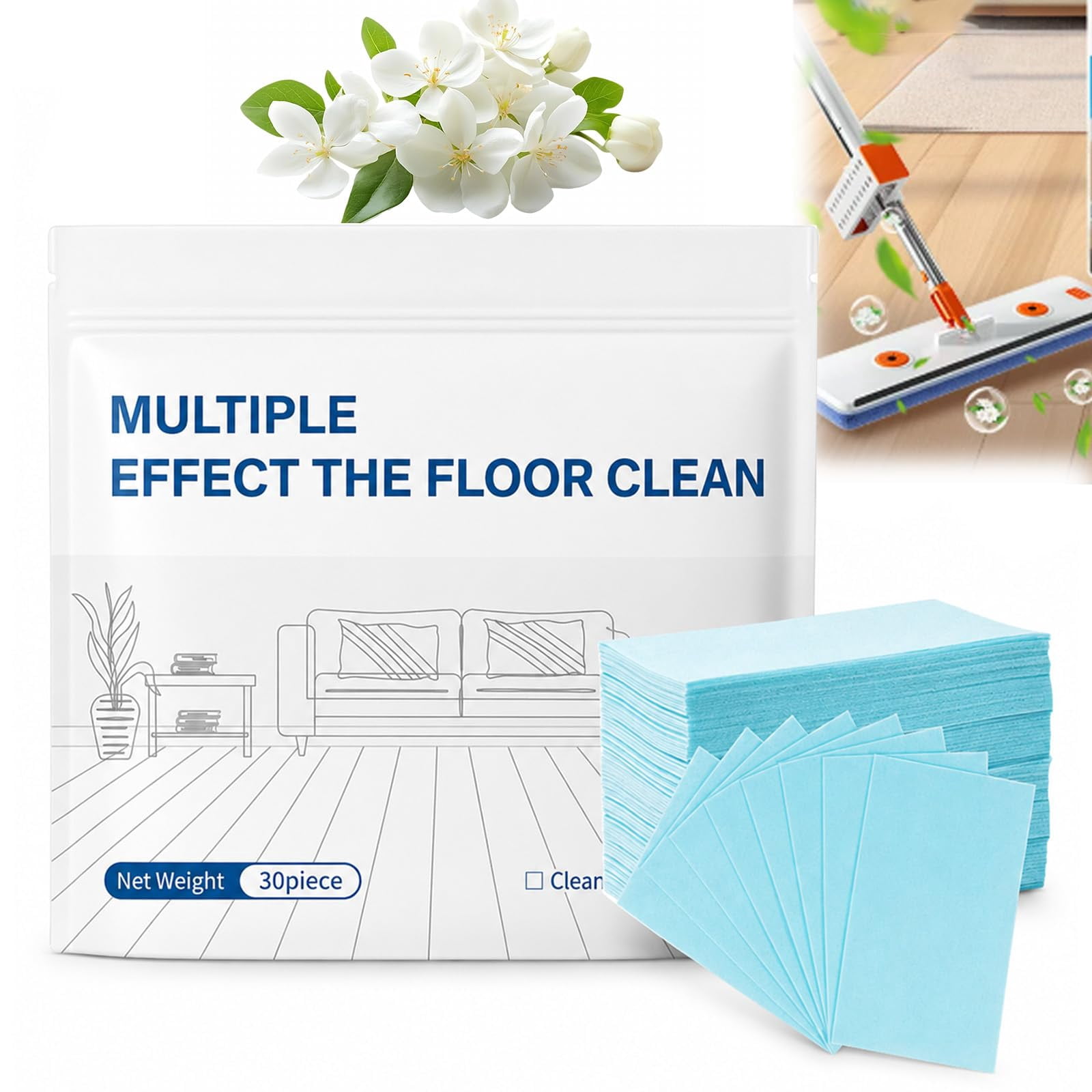 30/60/120 Piece Multiple Effect The Floor Clean,Concentrated Cleaning ...