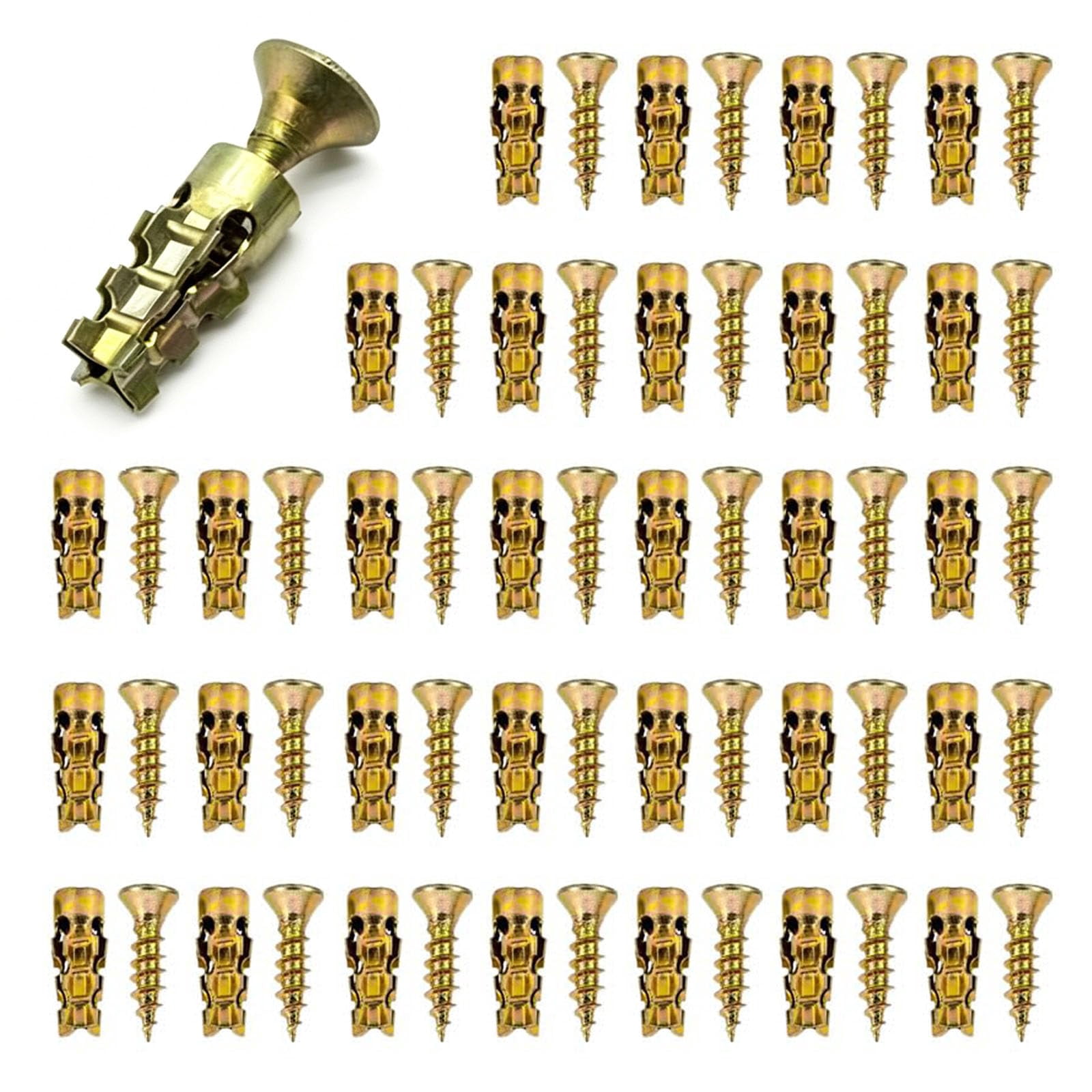 30/60/90Pcs Hinge Repair Screw & Expansion Anchor, 6x14mm Short ...