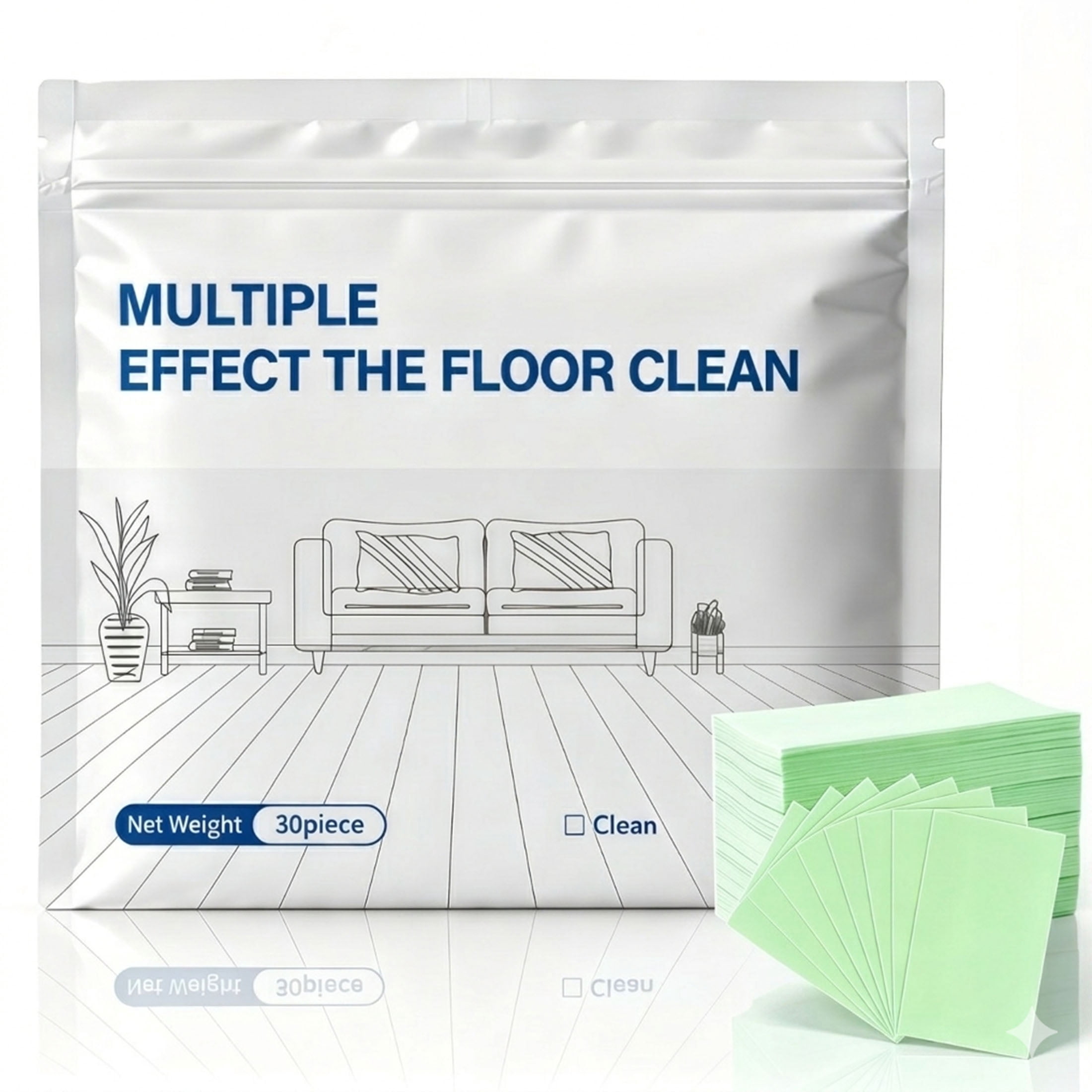 30/60 Piece Floor Cleaning Tablets,Multi-Effect Quick Shine Floor ...