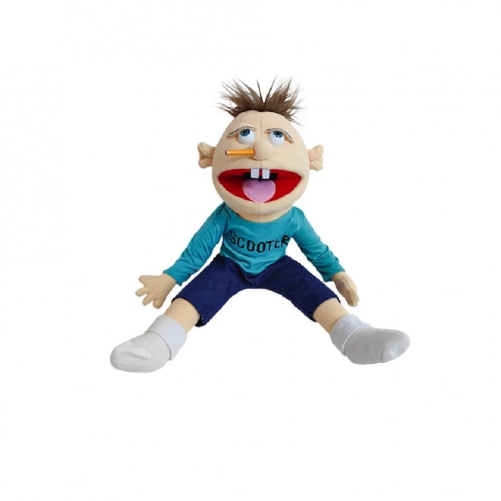 30/60cm Jeffy Hand Puppet Plush Children Soft Doll Talk Show Party ...
