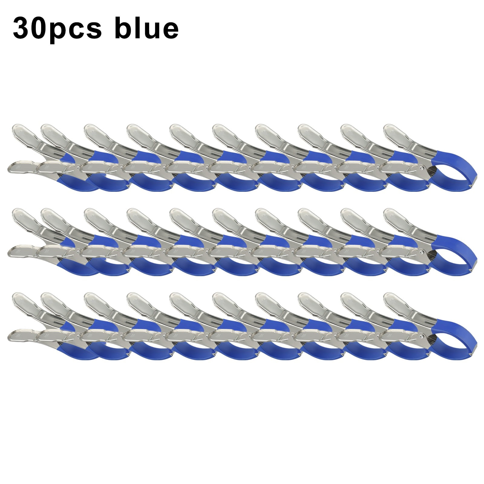 30/6Pcs Metal Pool Cover Clips Large Beach Towel Chair Clips Stainless ...
