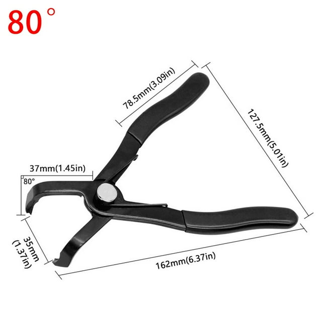 30/80 Degree Bent-nose Pliers Nail Removal Push Pin Remover Tool Pliers ...