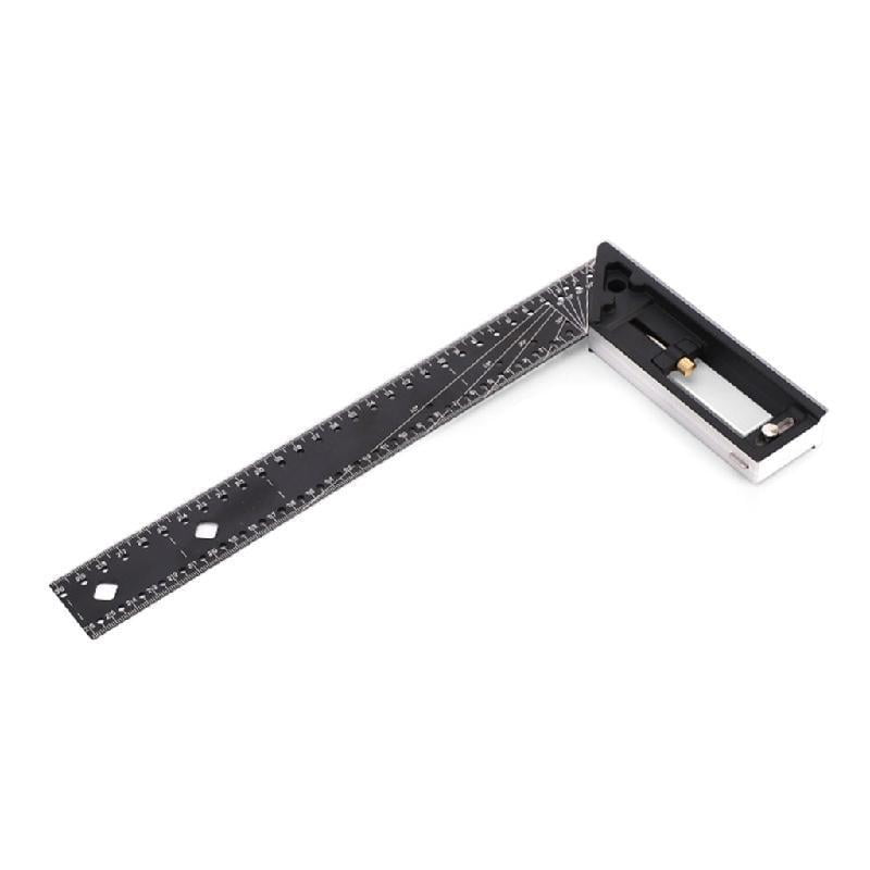 30-90 Degree Ruler with Marking Hole Combination Frame Square L Shape ...