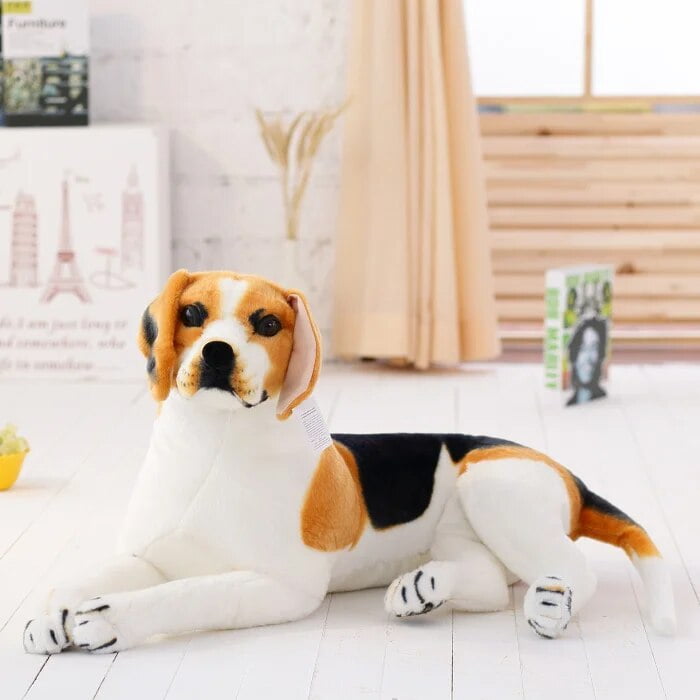 30-90cm Giant Beagle Dog Toy Realistic Stuffed Animals Dog Plush Toys ...