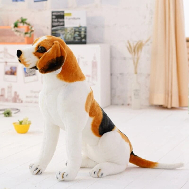 30-90cm New Simulation Giant Dog Toy Realistic Stuffed Animals Miguel ...