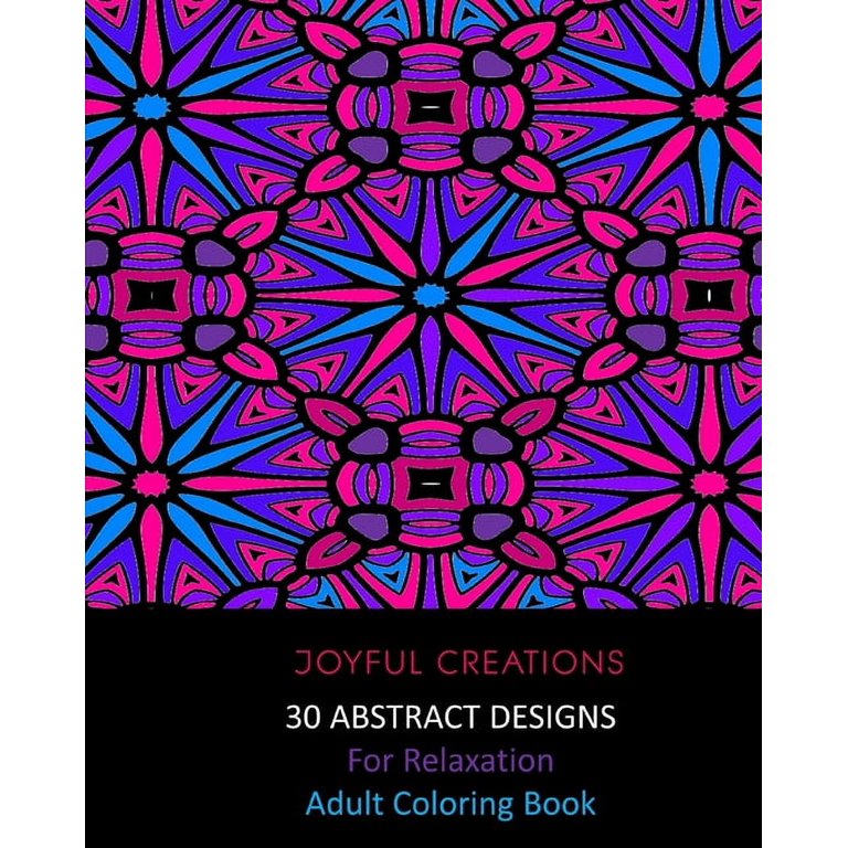 coloring book abstract design