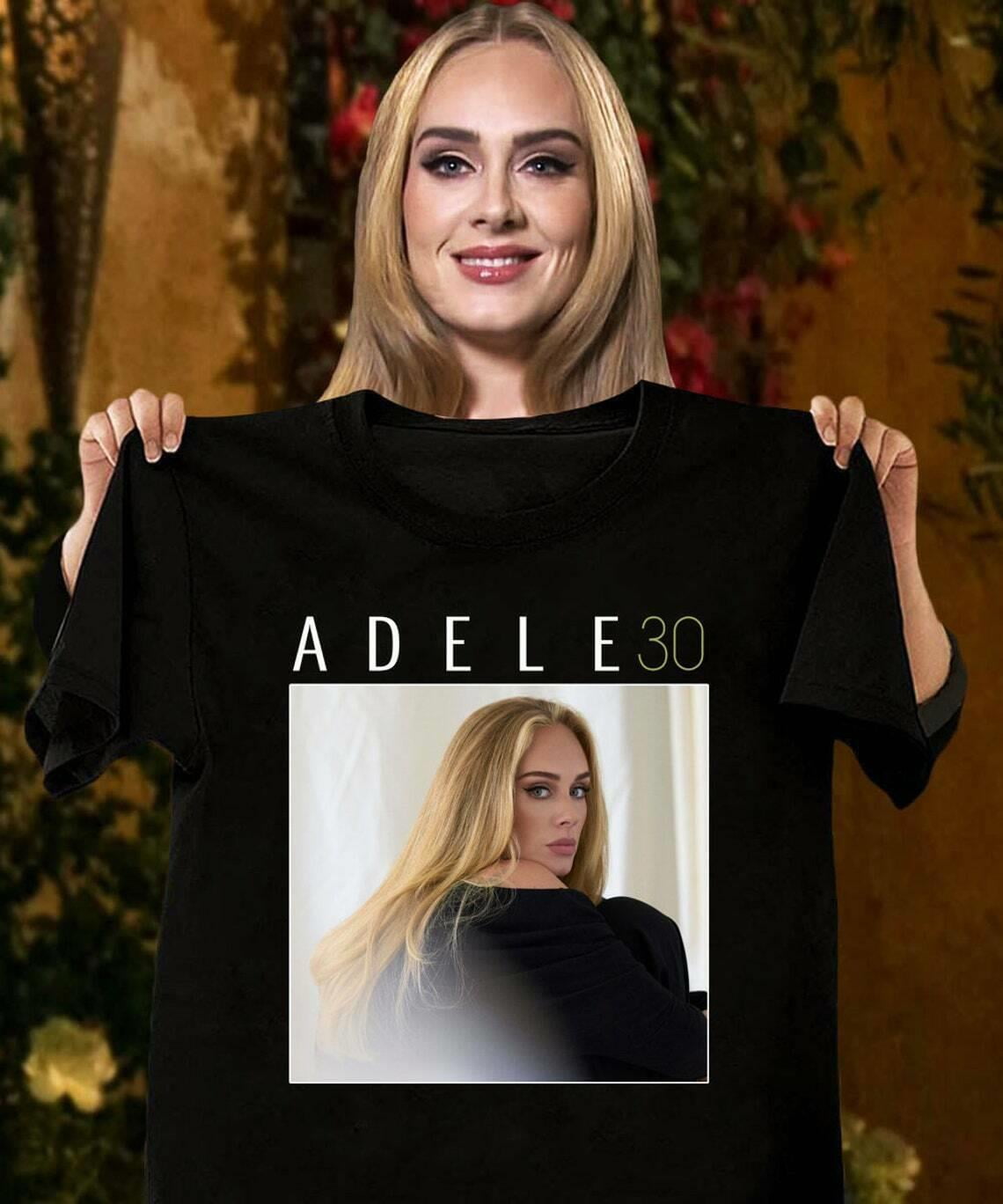 30 Adele T-shirt, Adele Signature Shirt, Adele 30 Tee Shirt - Walmart.com