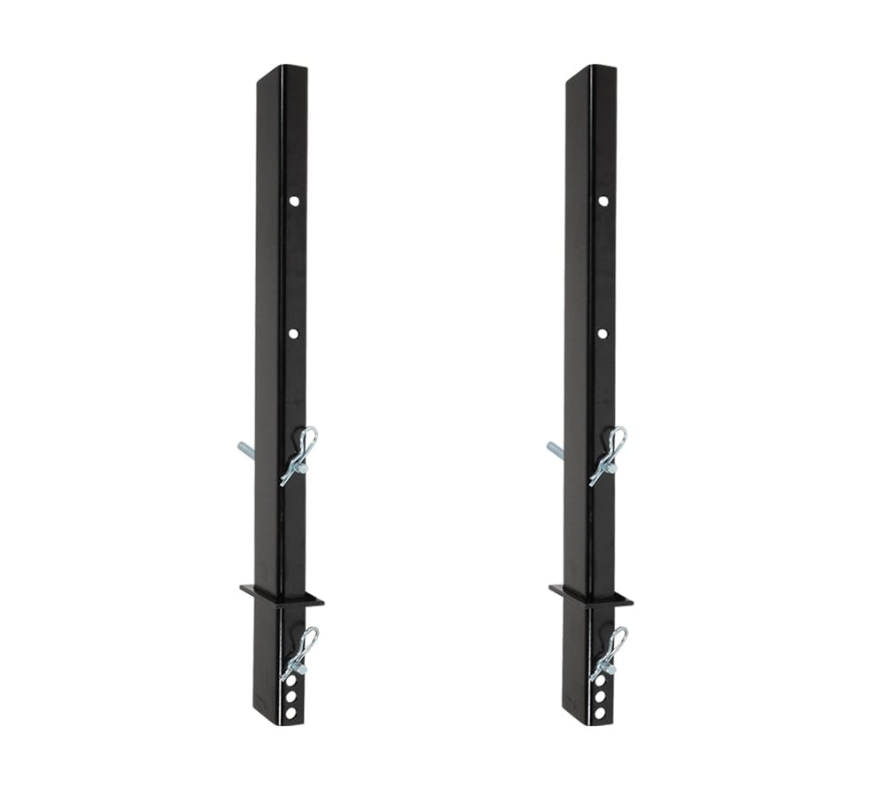 30" Adjustable C Channel Pipe Stake for Flatbed Trailer Hauler (2 Pack ...