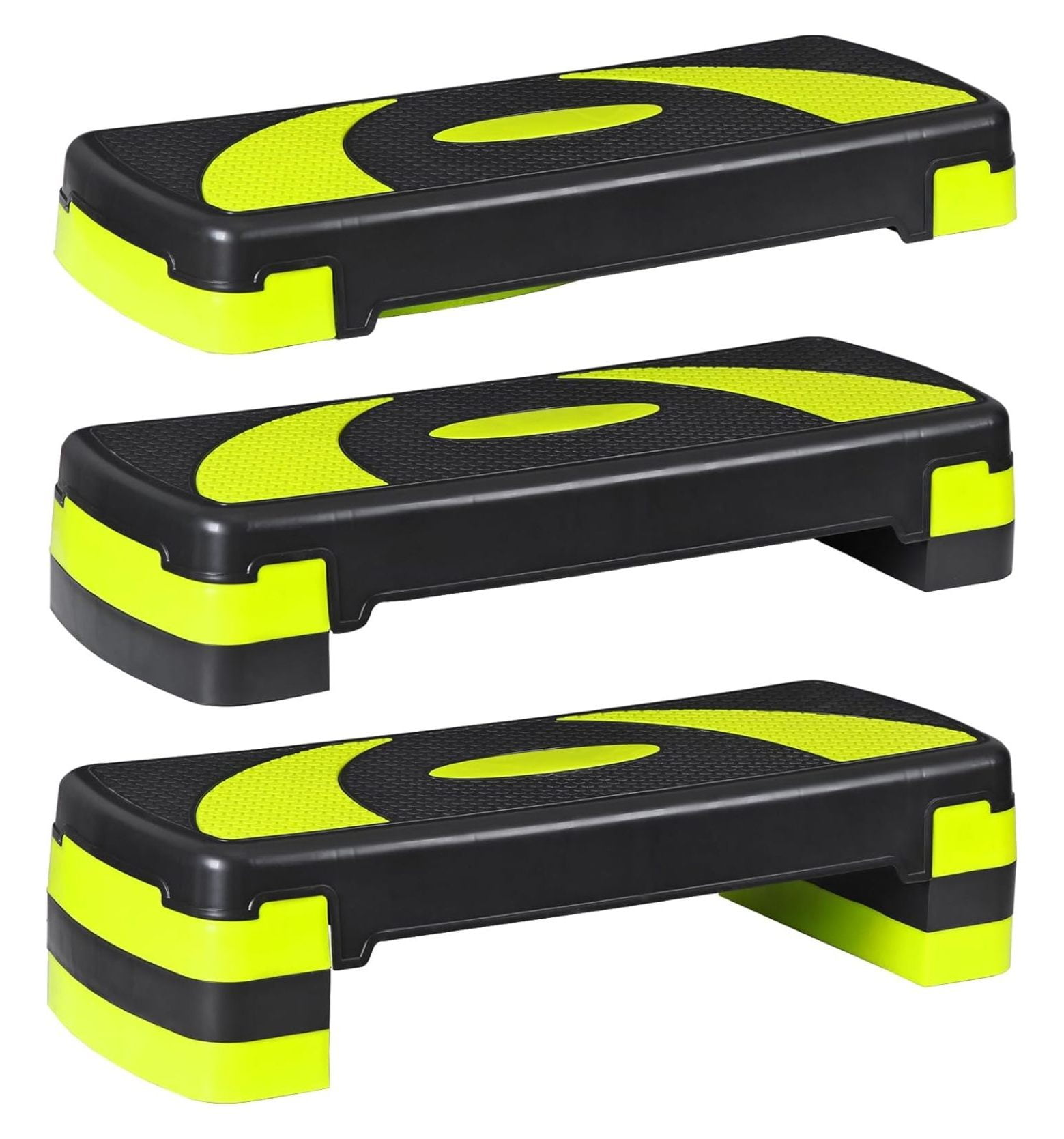 30'' Aerobics Stepper Workout Step Platform with 4" - 6" - 8 ...