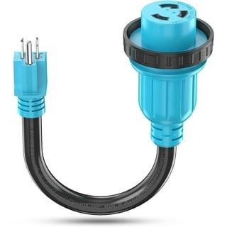 JR Products M-3026-A Reverse Electrical Adapter - 30 Amp Male to 15 Amp Female - Walmart.com