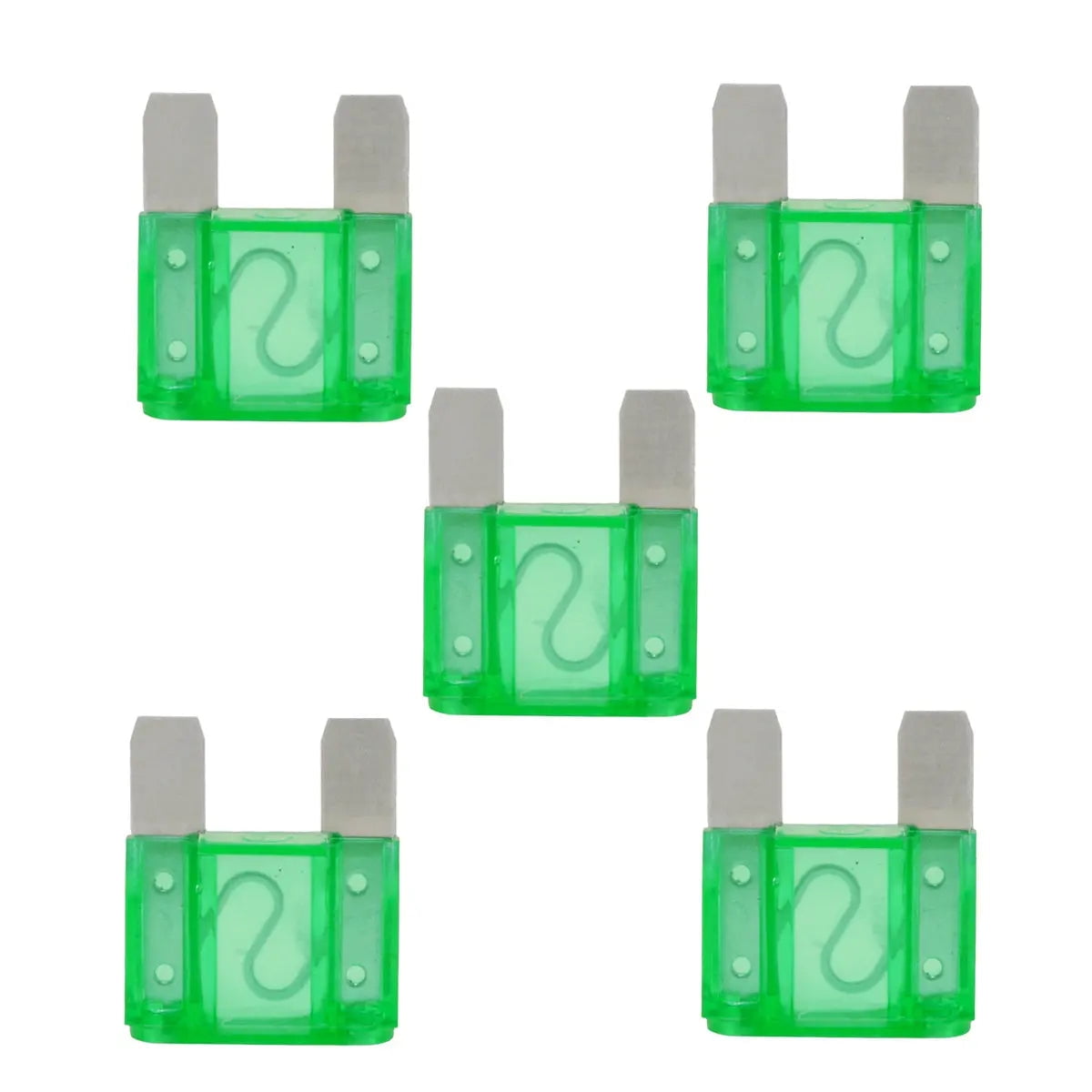 30 Amp Large Blade Style Audio MAXI Fuses for Car RV Boat Auto (5 Pack ...