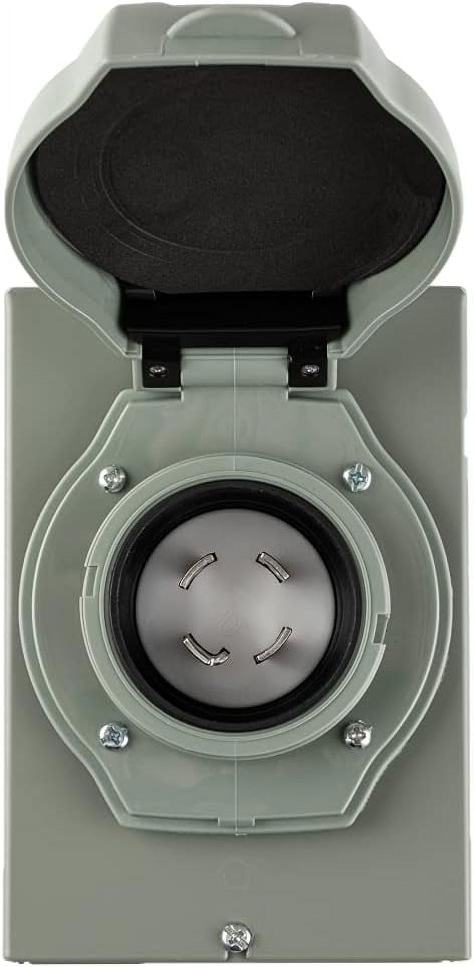 30 Amp Power Inlet Box, NEMA 3R Power Inlet Box, NEMA L14-30P PB30 ...